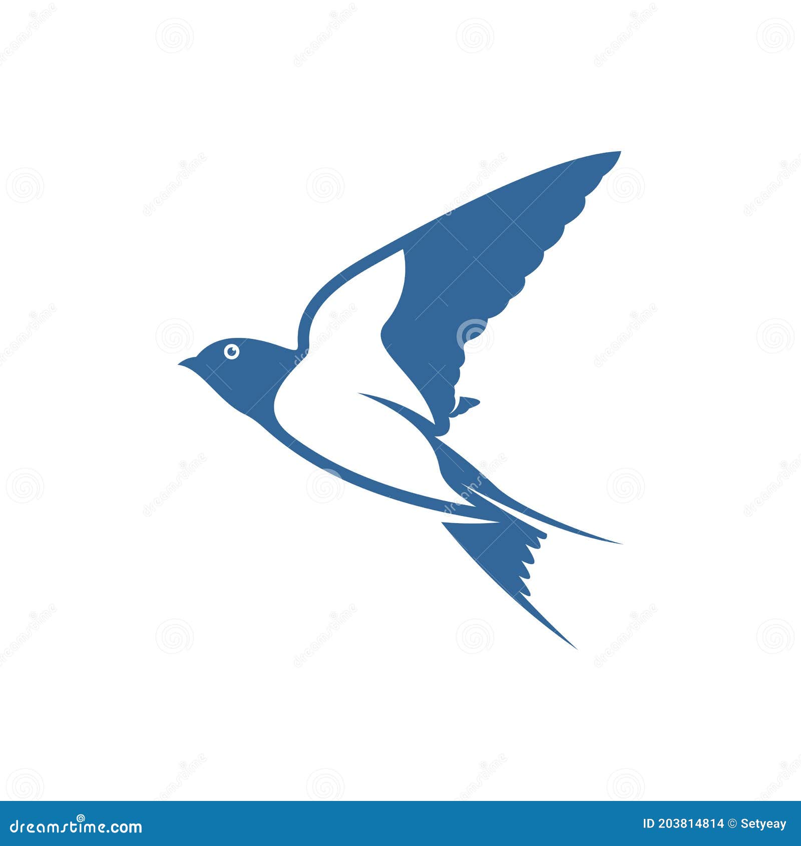 Swallow Logo Vector Template, Creative Swallow Logo Design Concepts ...