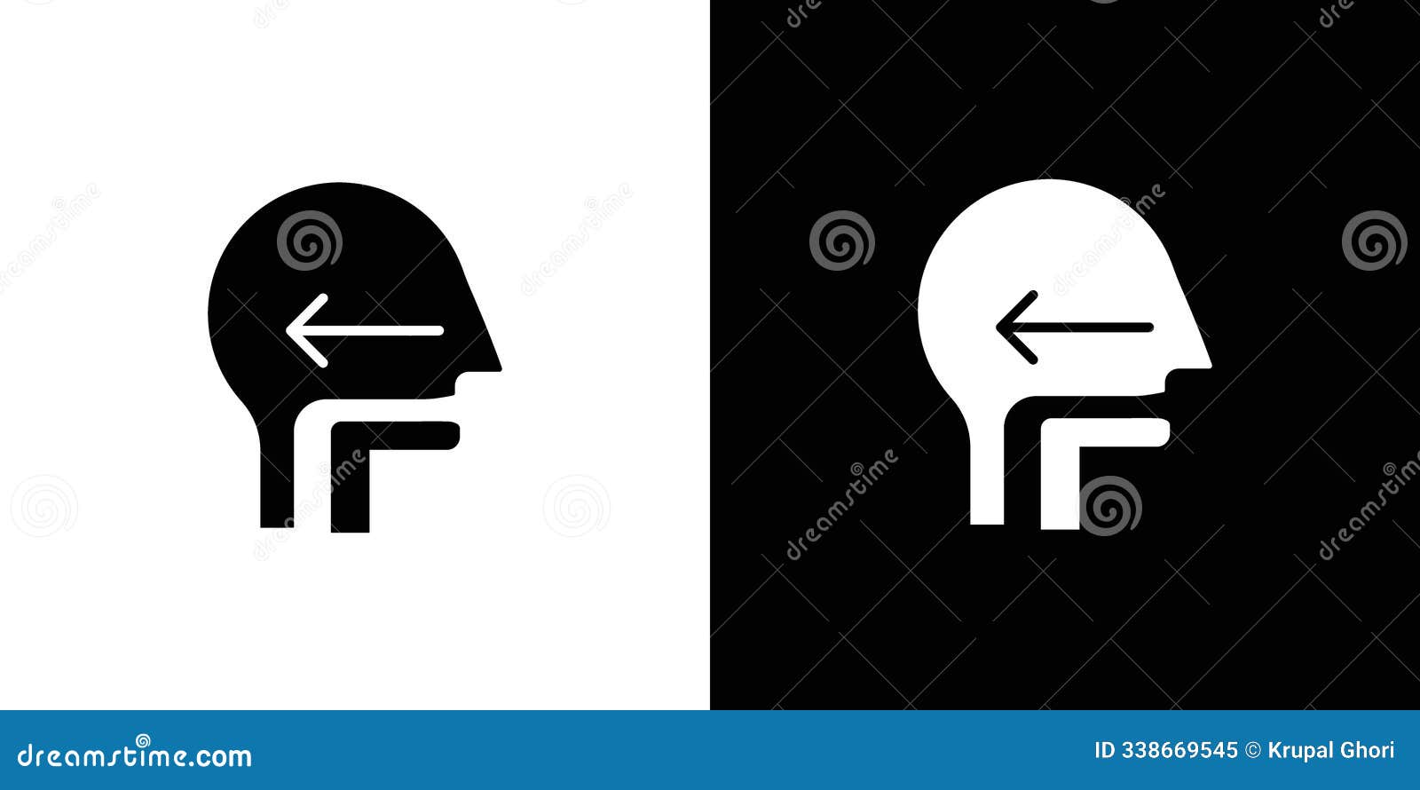 Swallowing Reflex Icon Set Medical Illustrations For Health And Science ...