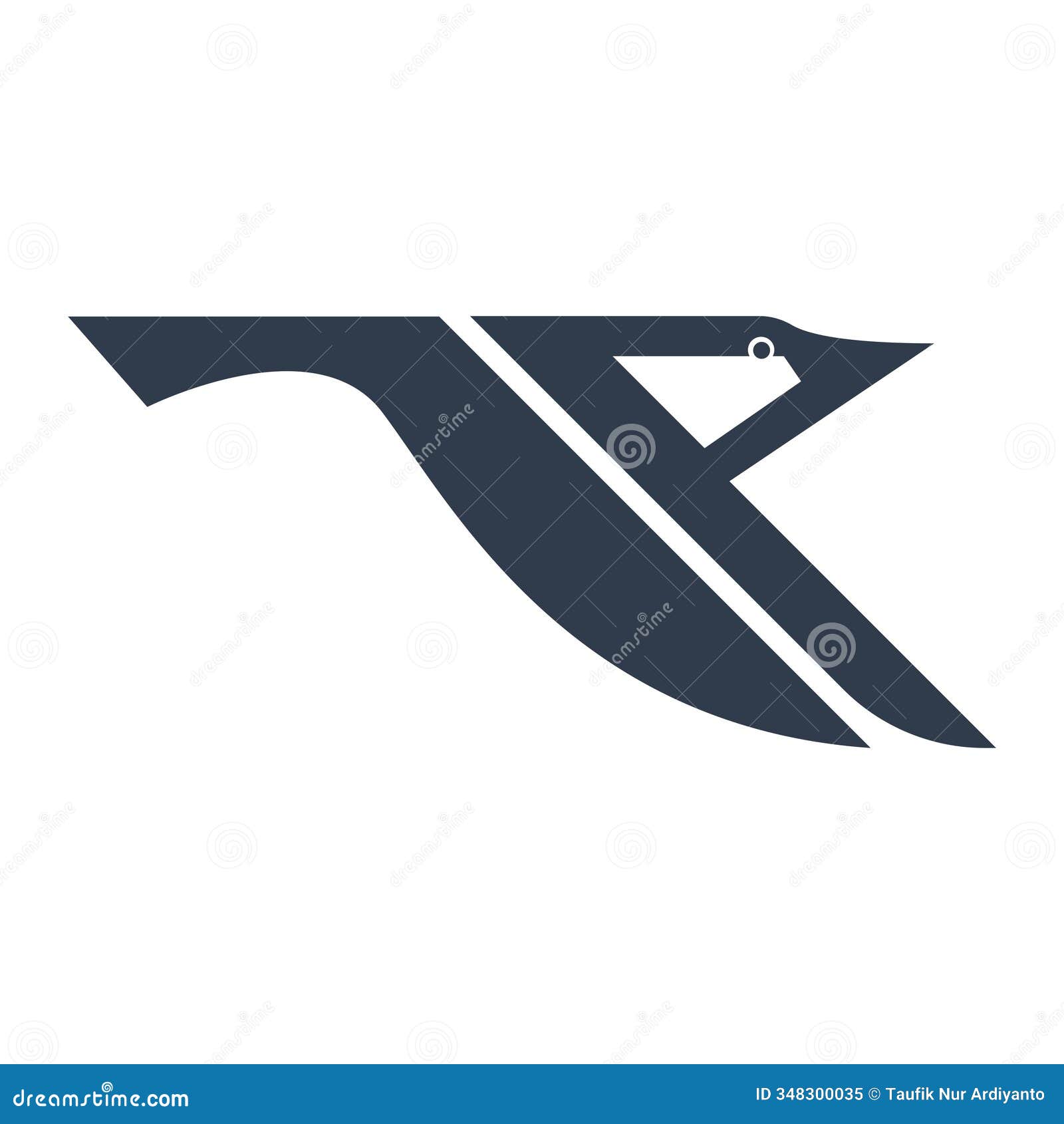 Swallowtail Bird Logo Icon Design Stock Illustration - Illustration of ...