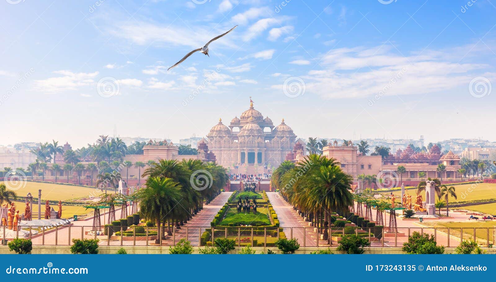 Akshardham Or Swaminarayan Akshardham Complex. Royalty-Free Stock Photo ...