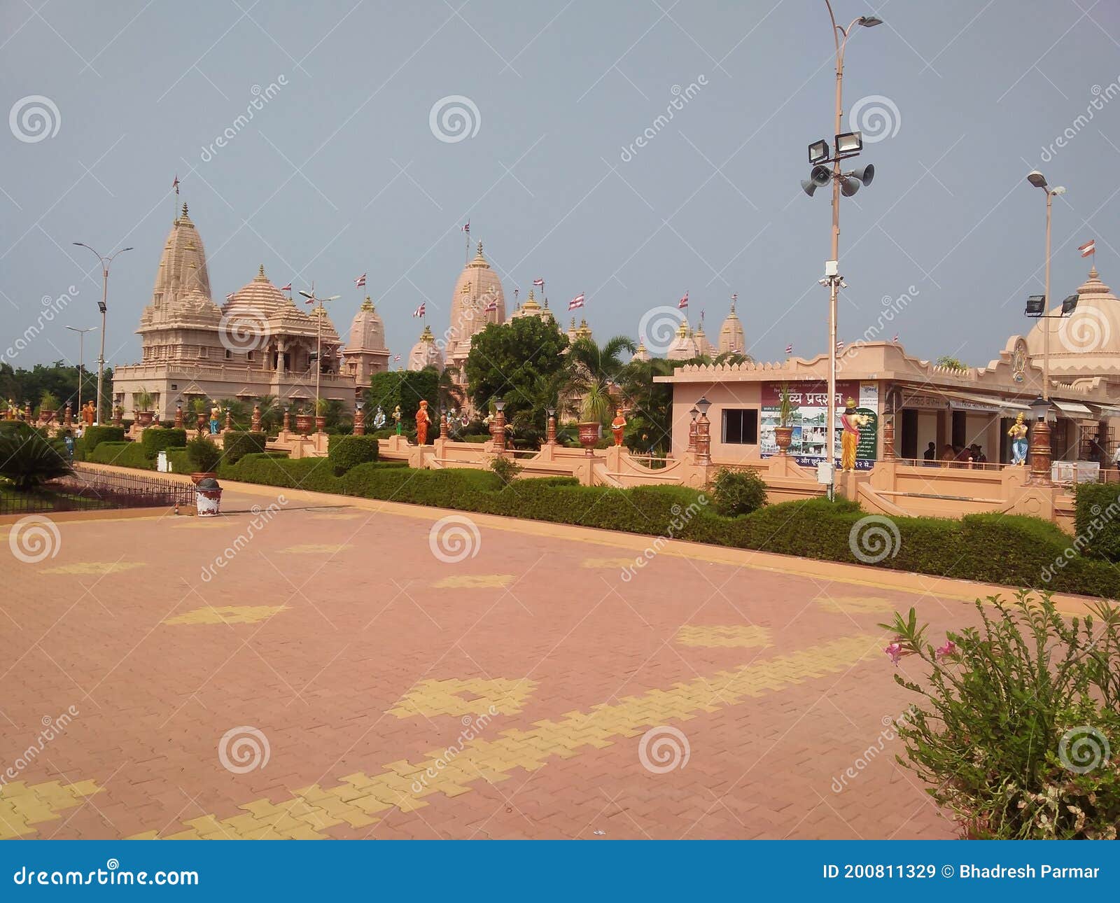Swaminarayan Temple Nilakhanth Dhan Poicha Gujarat Editorial Stock ...