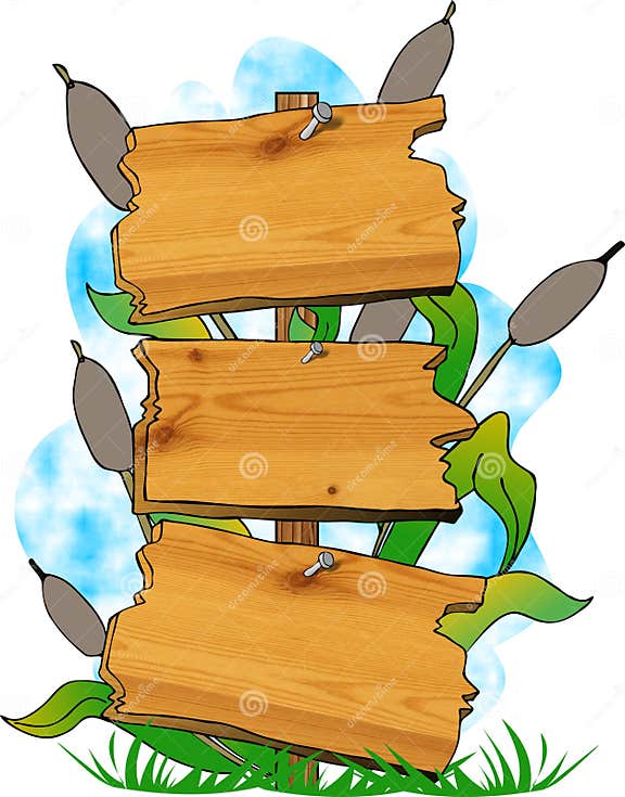 Swamp sign stock illustration. Illustration of tail, nail - 388388