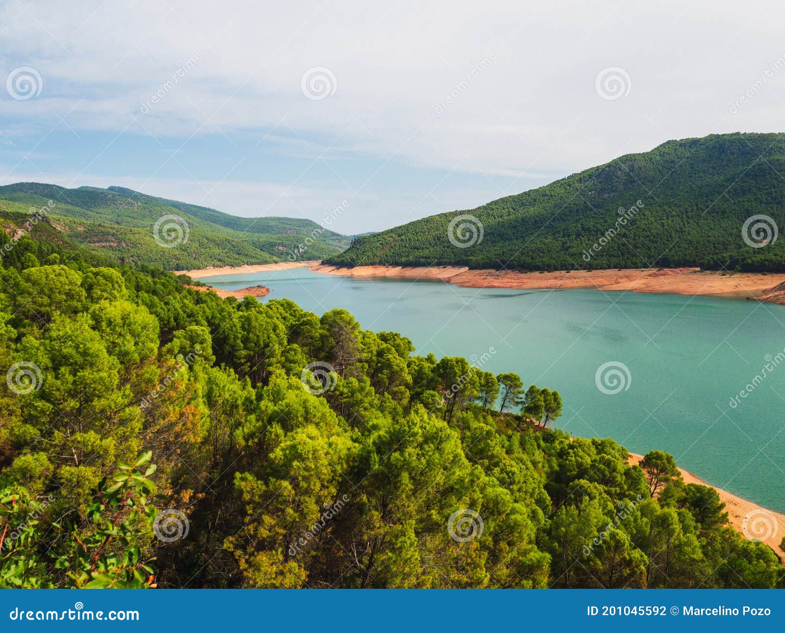 Swamp The Tranco Reservoir In Spain Stock Photography | CartoonDealer ...