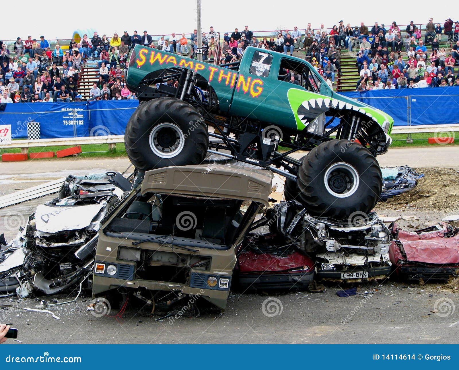 Swampthing Monster Truck editorial stock image. Image of orange - 14114614