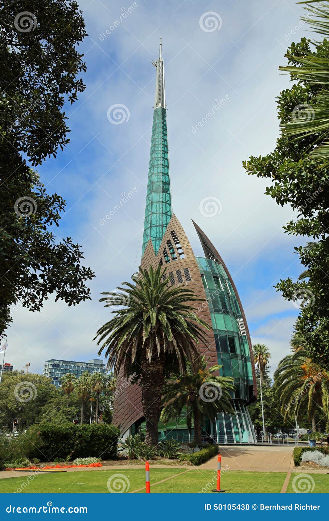 Swan Bell Tower. Perth stock photo. Image of fountain - 50105430