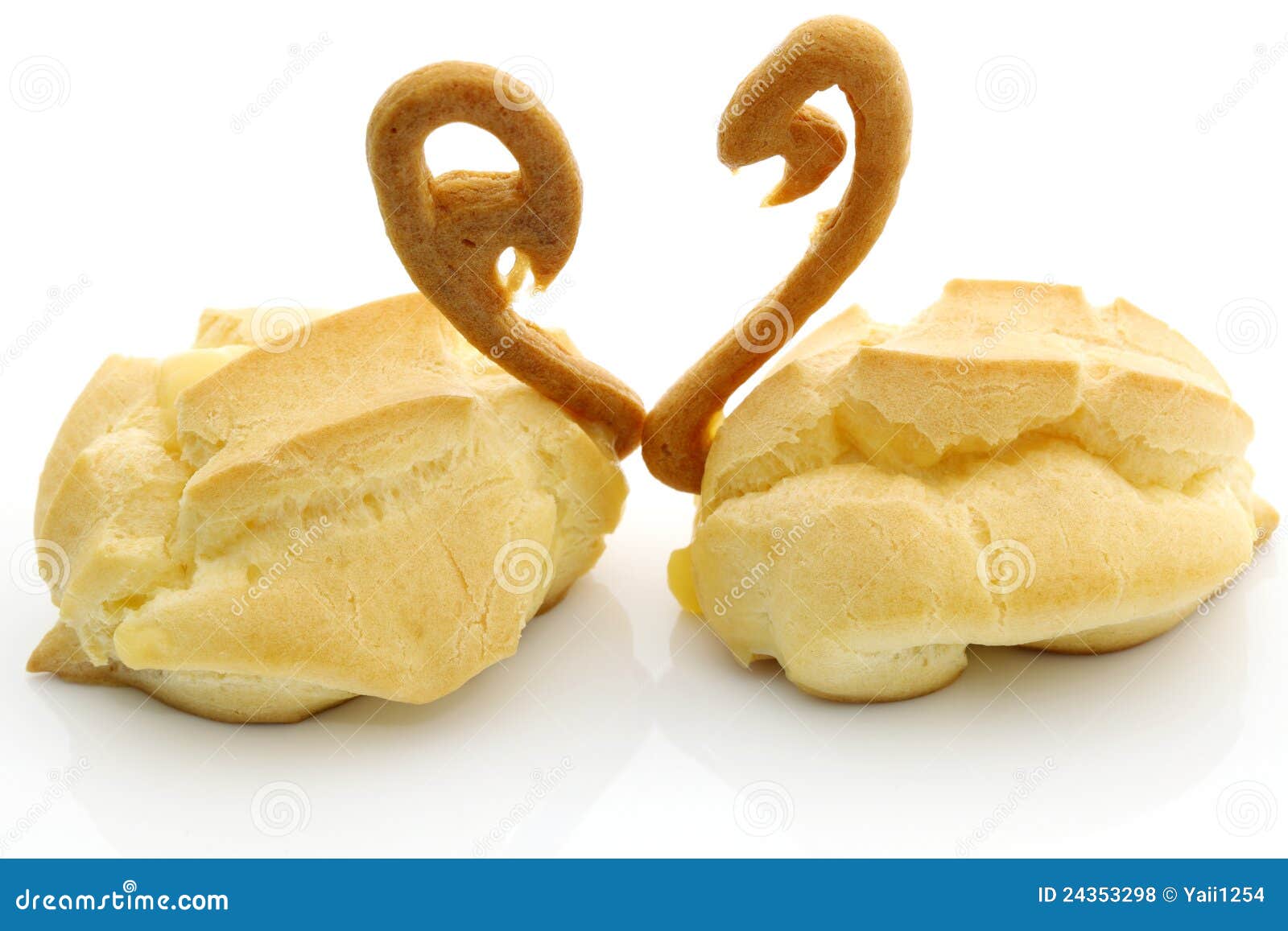 Swan Eclair stock photo. Image of spread, special, mixture - 24353298