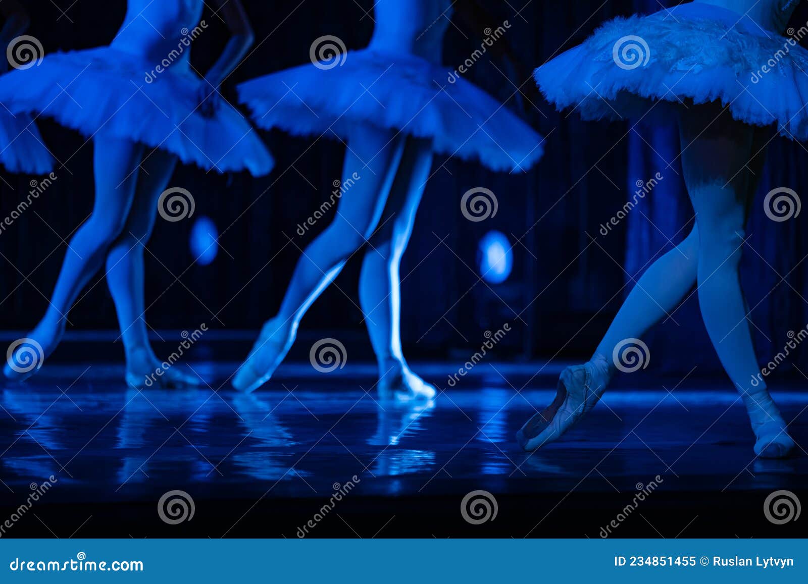 Swan Lake Ballet Ballerinas Dancing Stock Image Image Of Figure