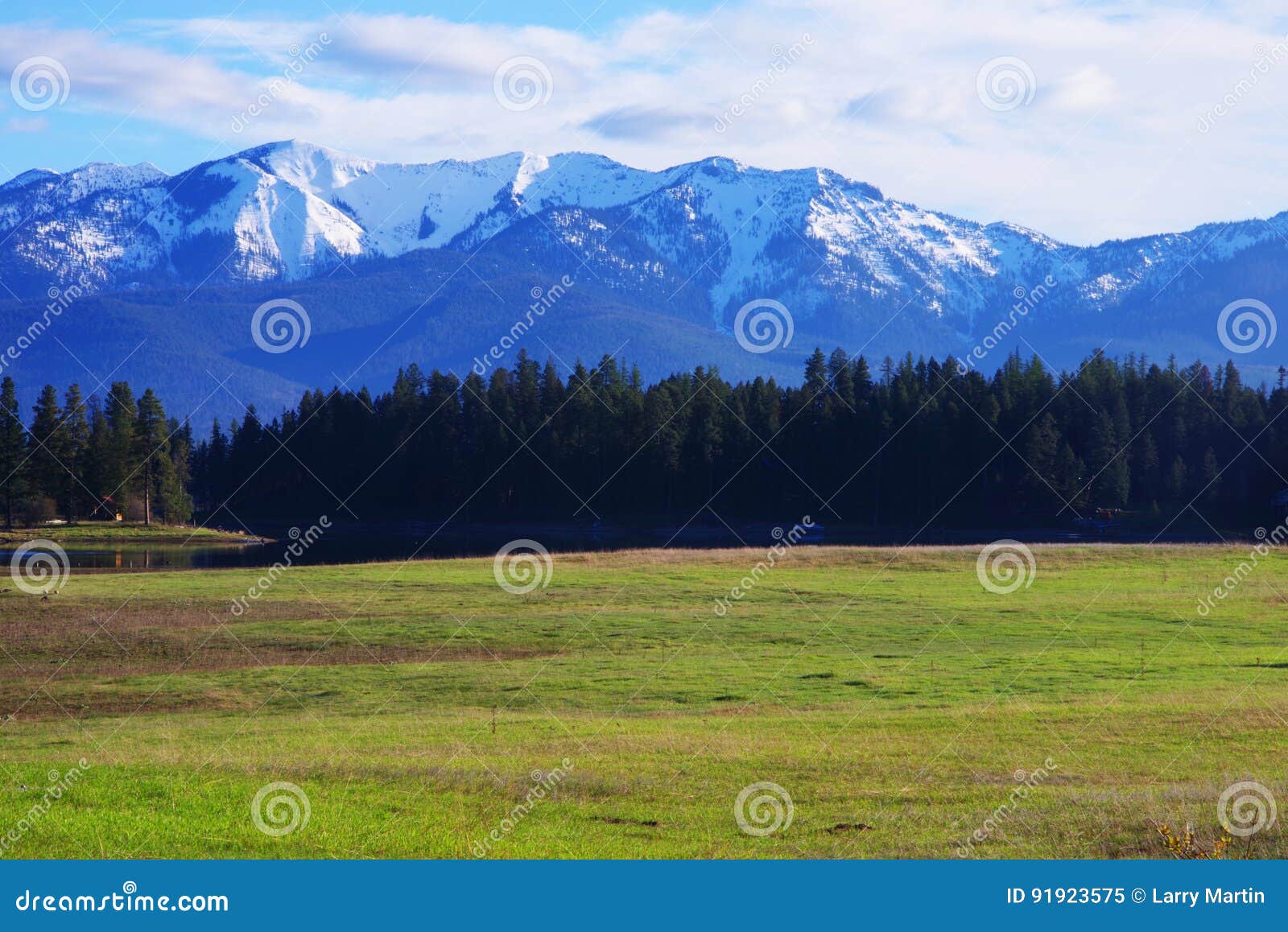 Swan Range, Flathead National Forest Stock Image - Image of spring ...