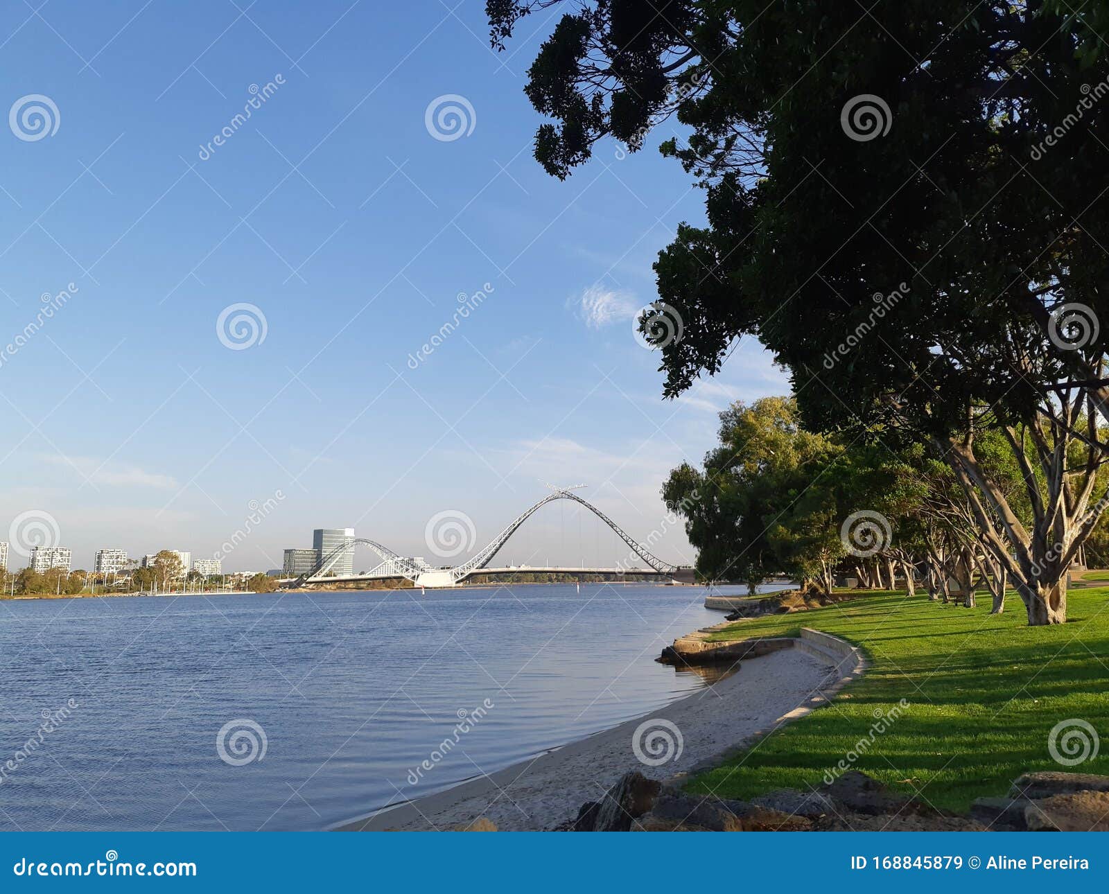 Swan river in Perth editorial stock image. Image of reservoir - 168845879