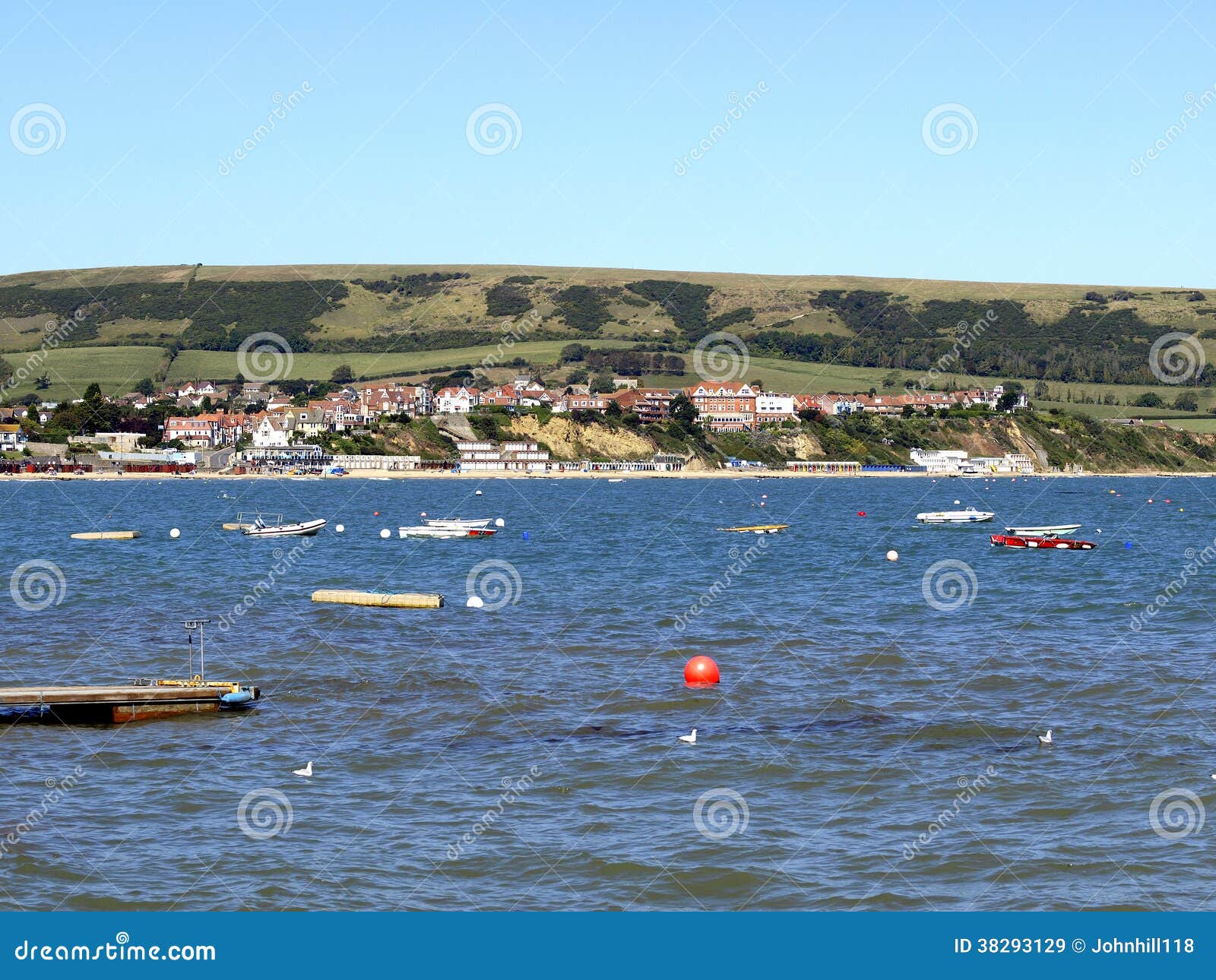 Swanage, Dorset. editorial stock image. Image of hotels - 38293129