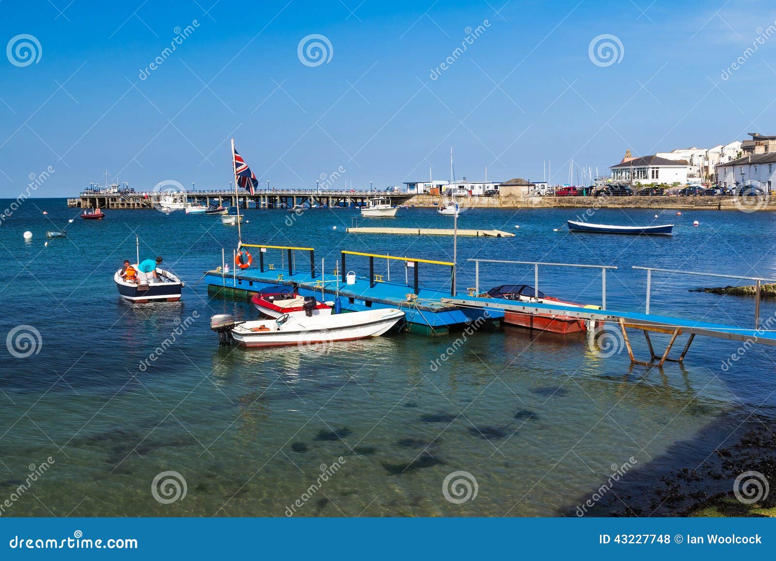 Swanage Dorset England stock photo. Image of kingdom - 43227748