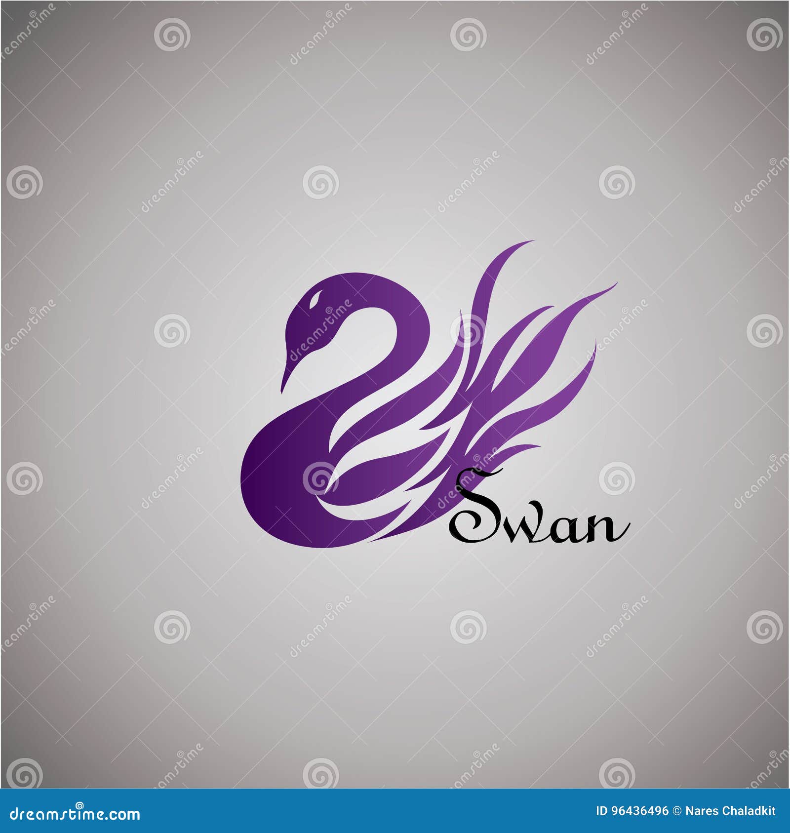 Swans Ideas Design Illustration Graphic Background Stock Illustration ...