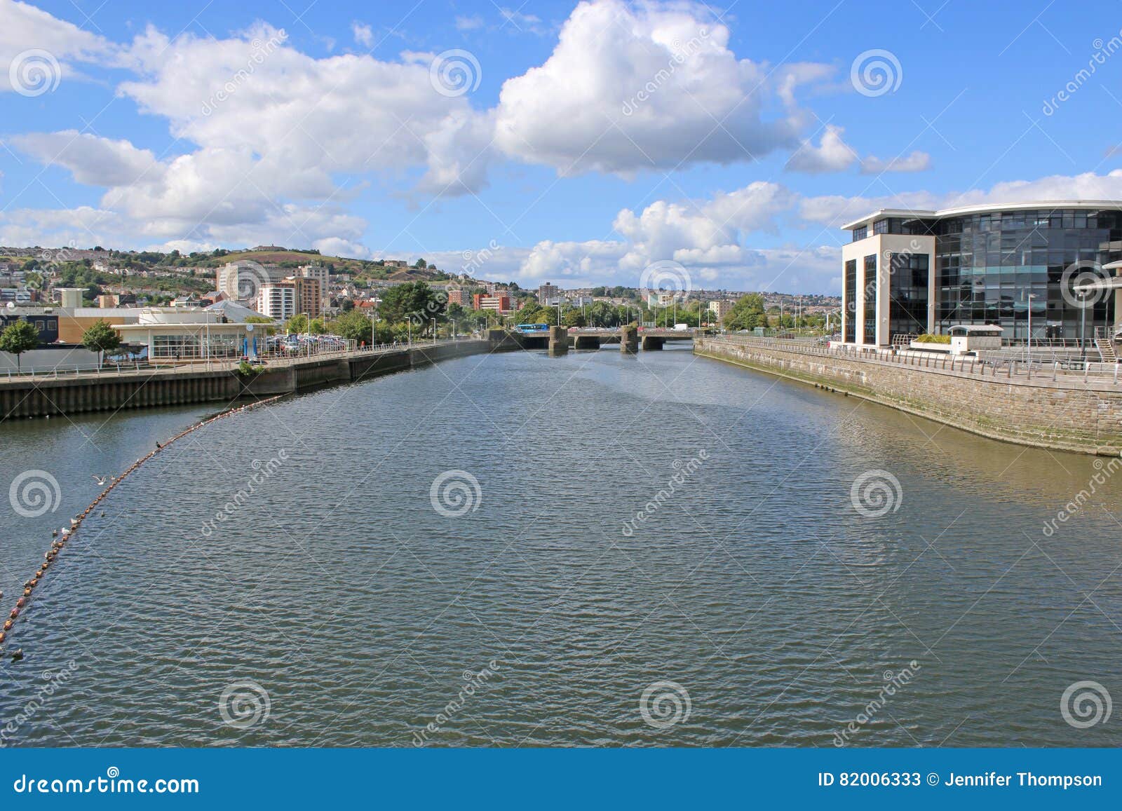 Swansea Harbour, Wales stock image. Image of harbor, lock - 82006333