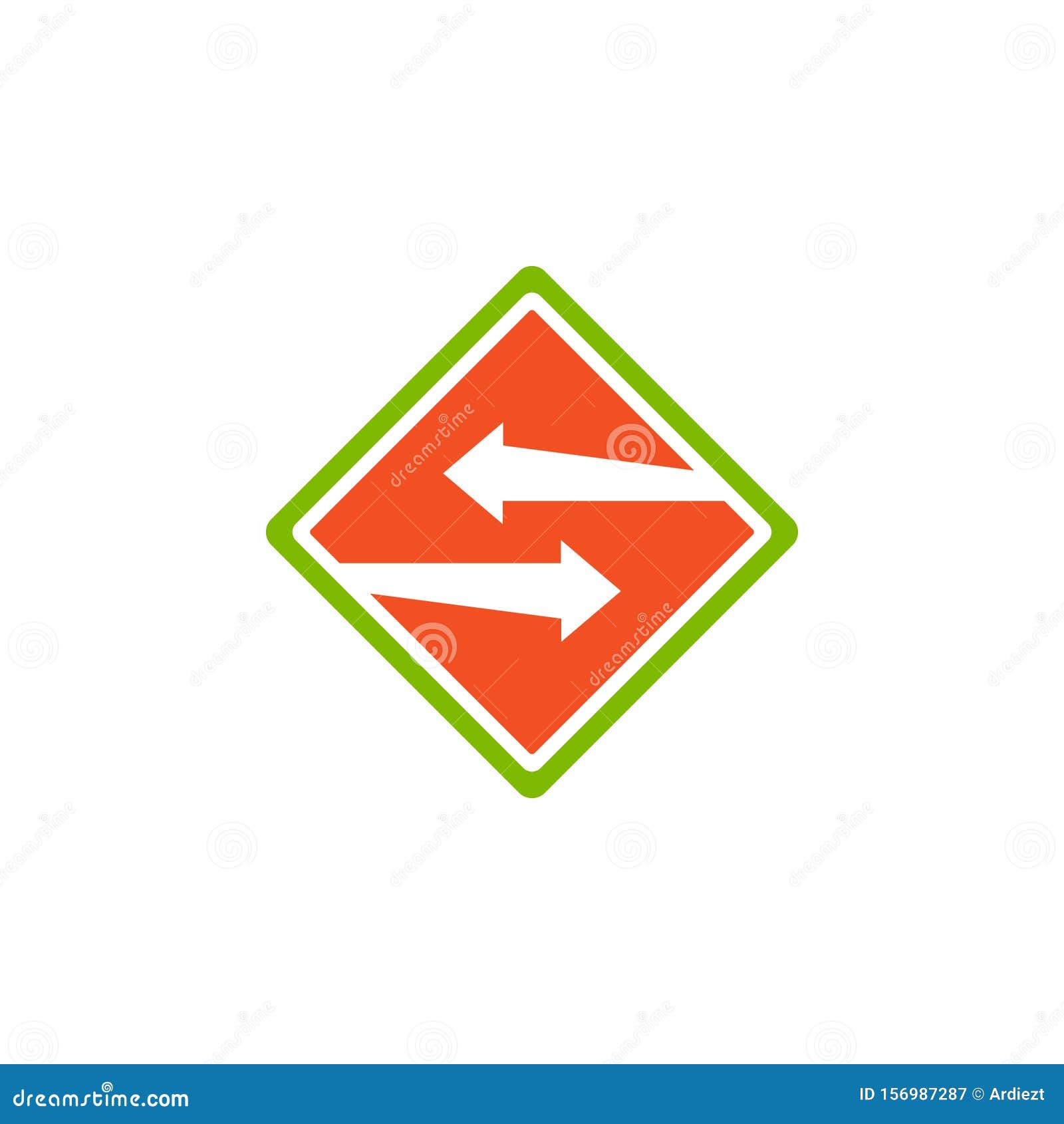 Swap Arrow Icon Simple Flat Vector Stock Vector - Illustration of left ...