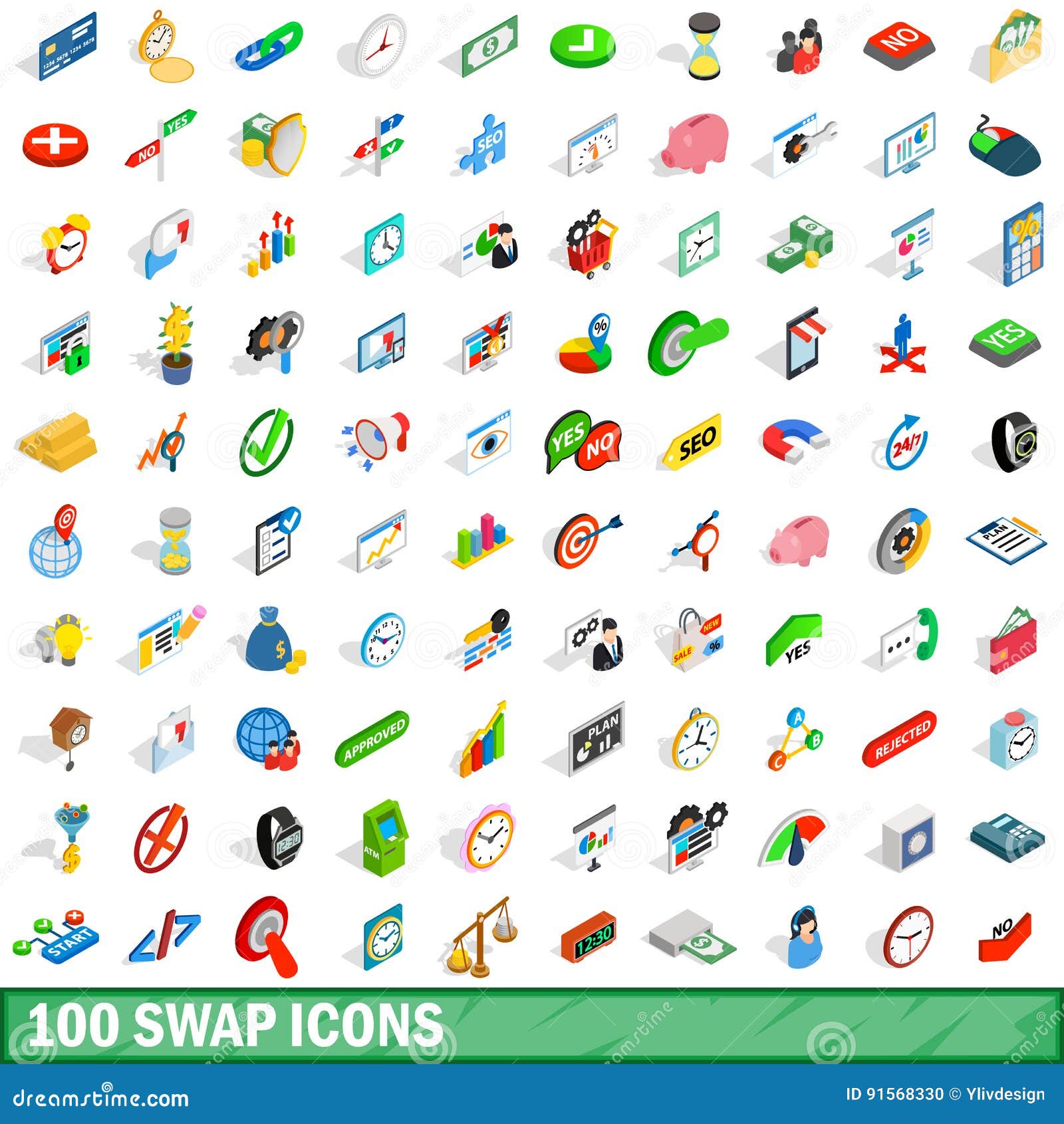 100 Swap Icons Set, Isometric 3d Style Stock Vector - Illustration of ... 100 Swap Icons Set, Isometric 3d Style Stock Vector - Illustration of ...
