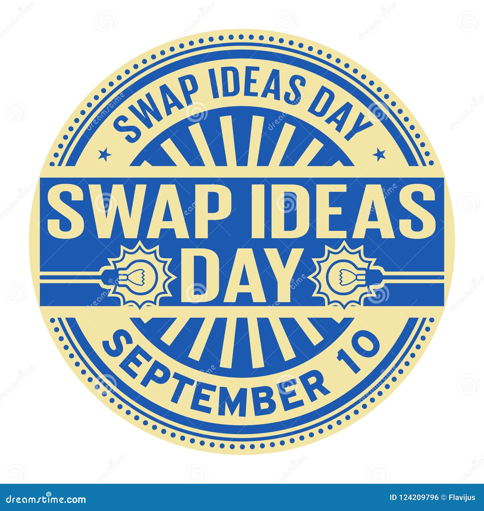 Swap Ideas Day, September 10 Stock Vector - Illustration of design ...