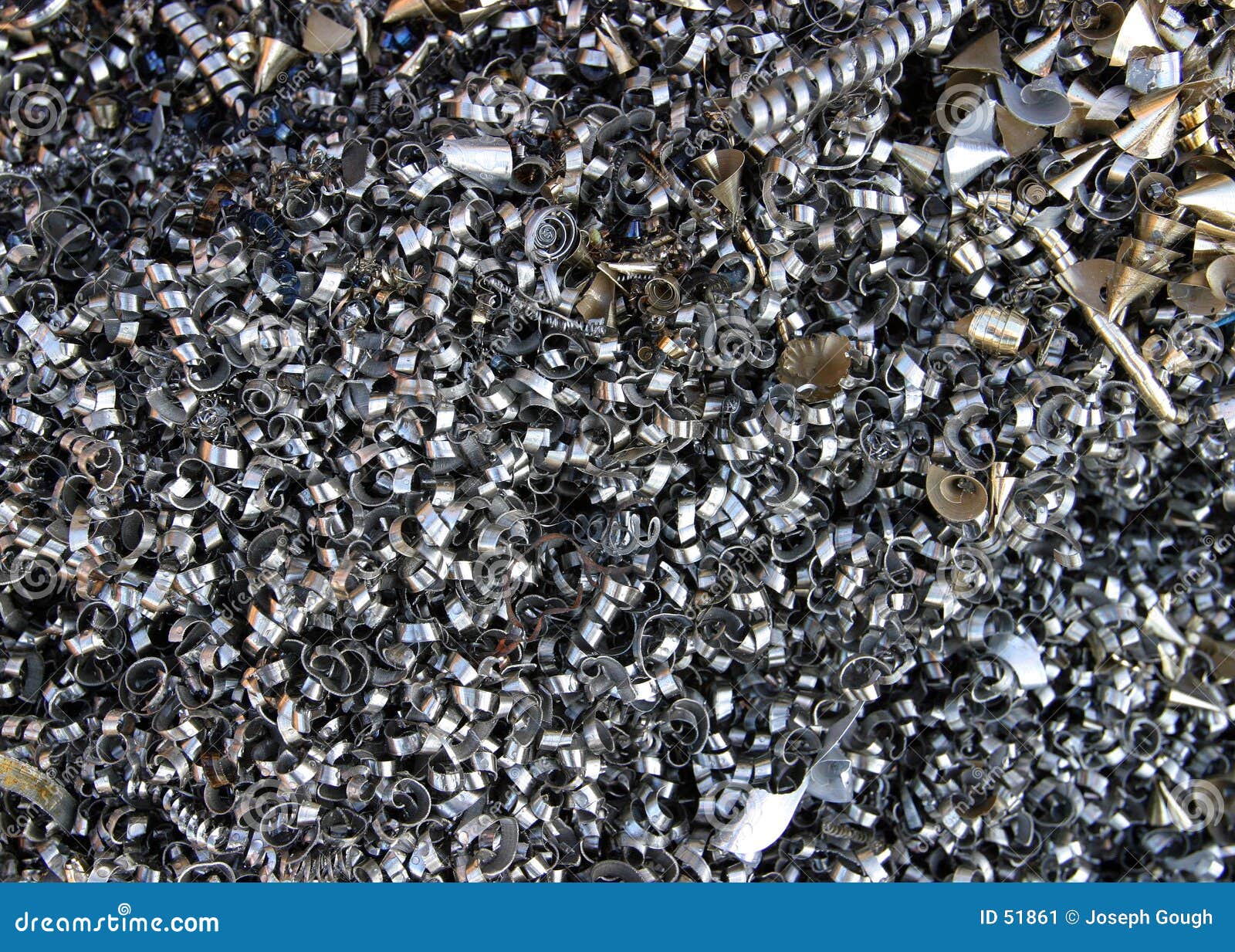 Swarf 2 stock image. Image of industry, fabrication, brass - 51861