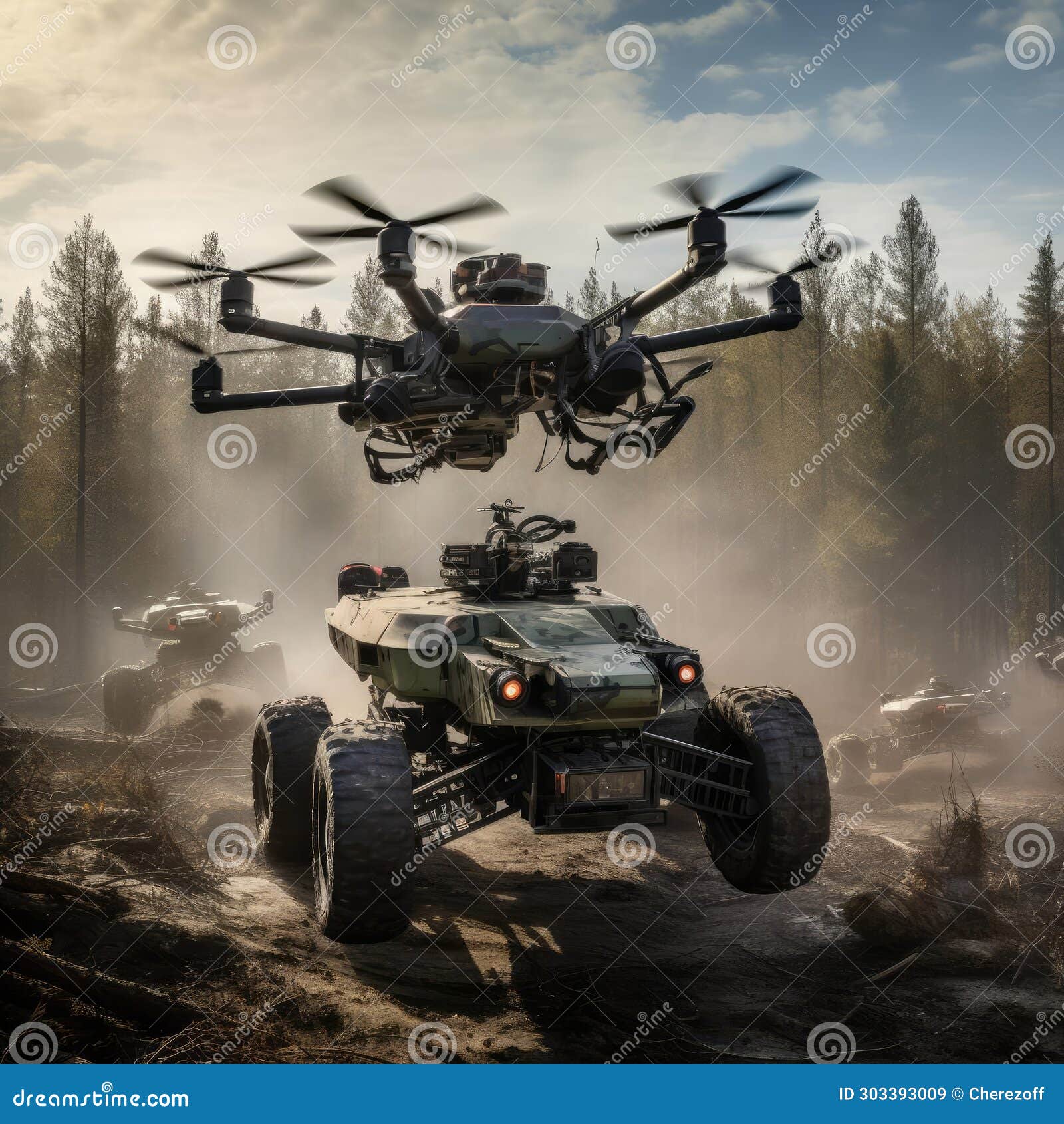Swarm of FPV Drones in Combat Attack Stock Image - Image of drone ...