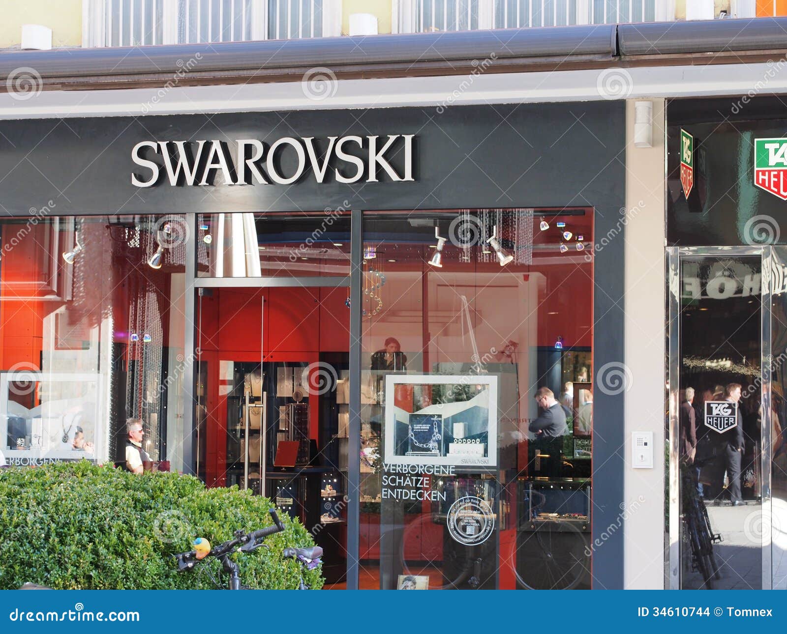 Swarovski store editorial stock image. Image of shop - 34610744