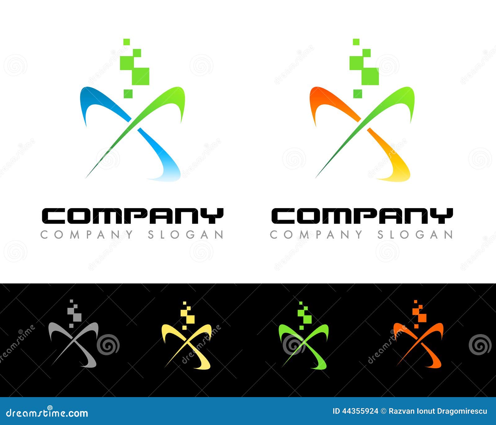 Swashes Logo stock illustration. Illustration of icon - 44355924