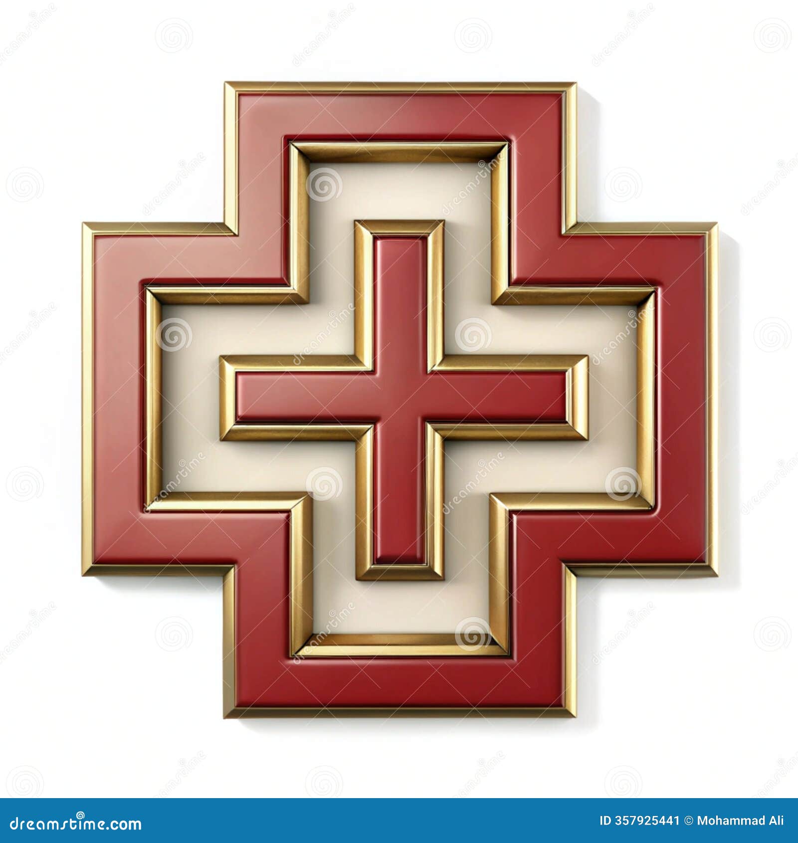 Swastik symbol stock illustration. Illustration of symbol - 357925441