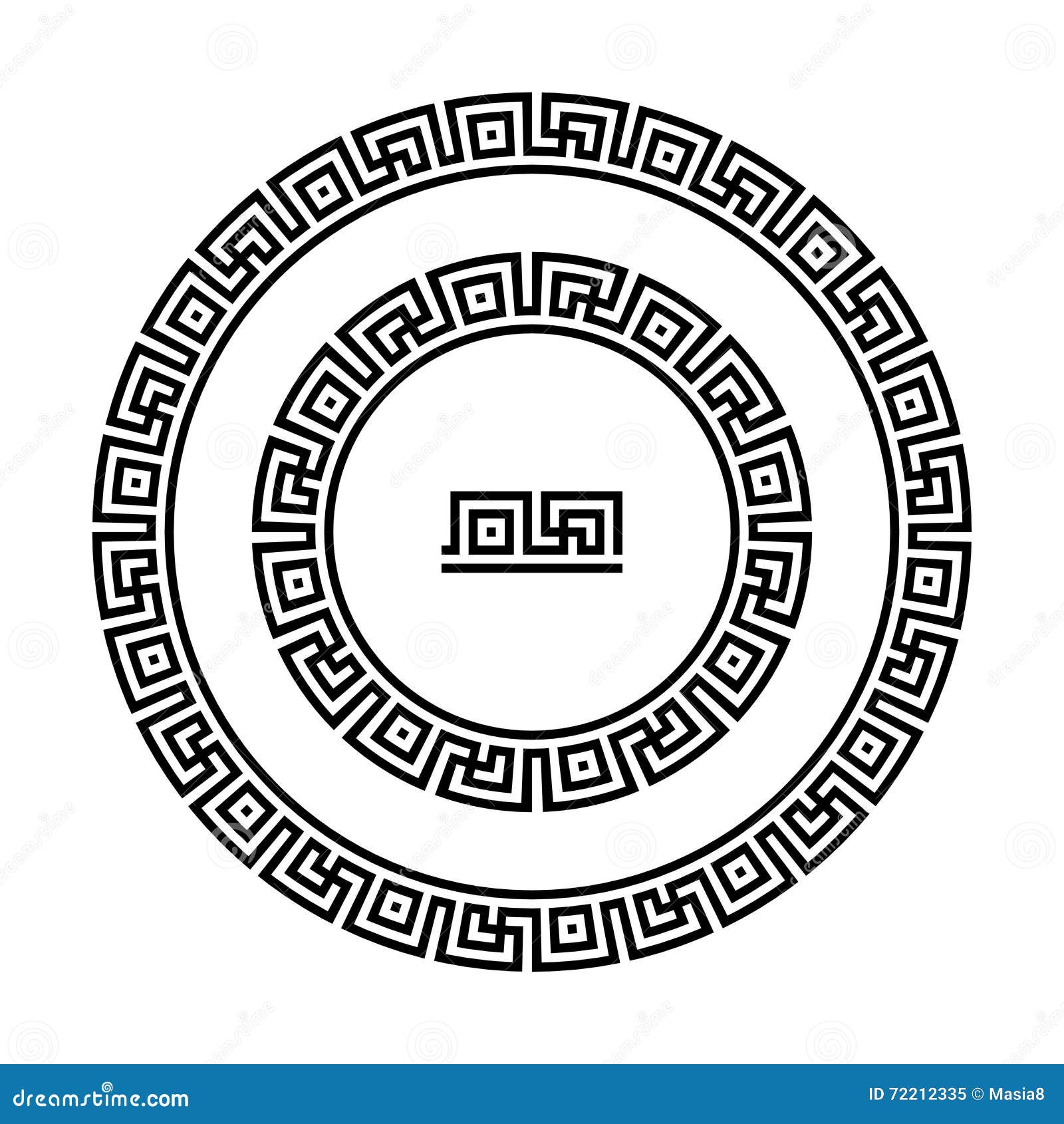 Swastika round pattern stock vector. Illustration of graphics - 72212335