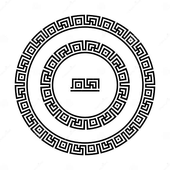 Swastika round pattern stock vector. Illustration of graphics - 72212335