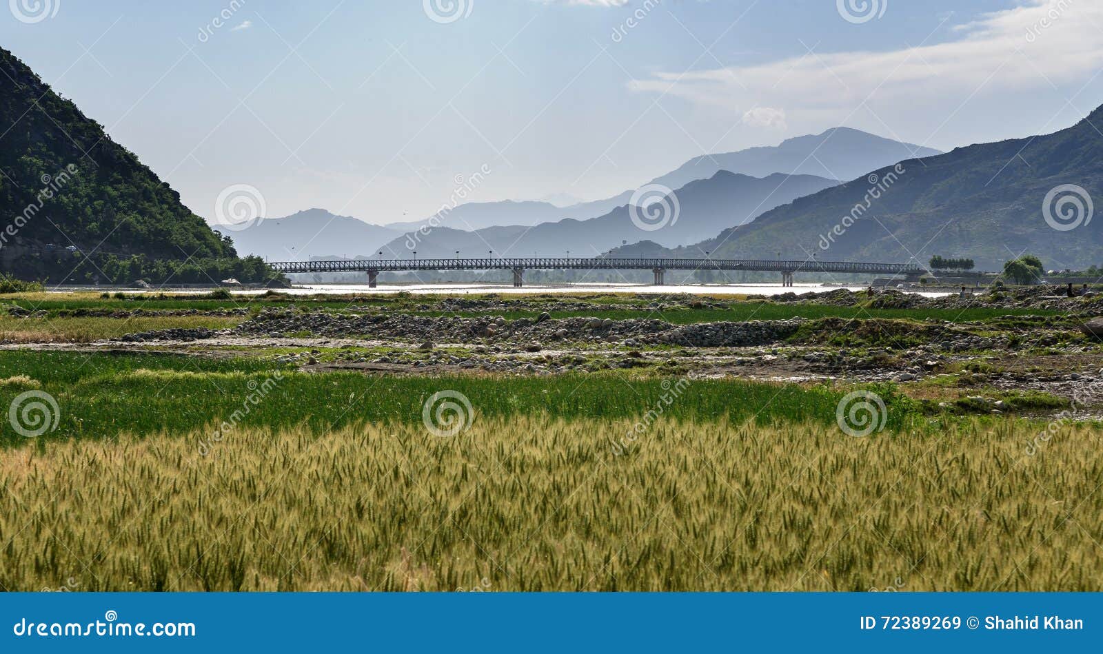 Swat Bridge Pakistan stock image. Image of northern, mountain - 72389269