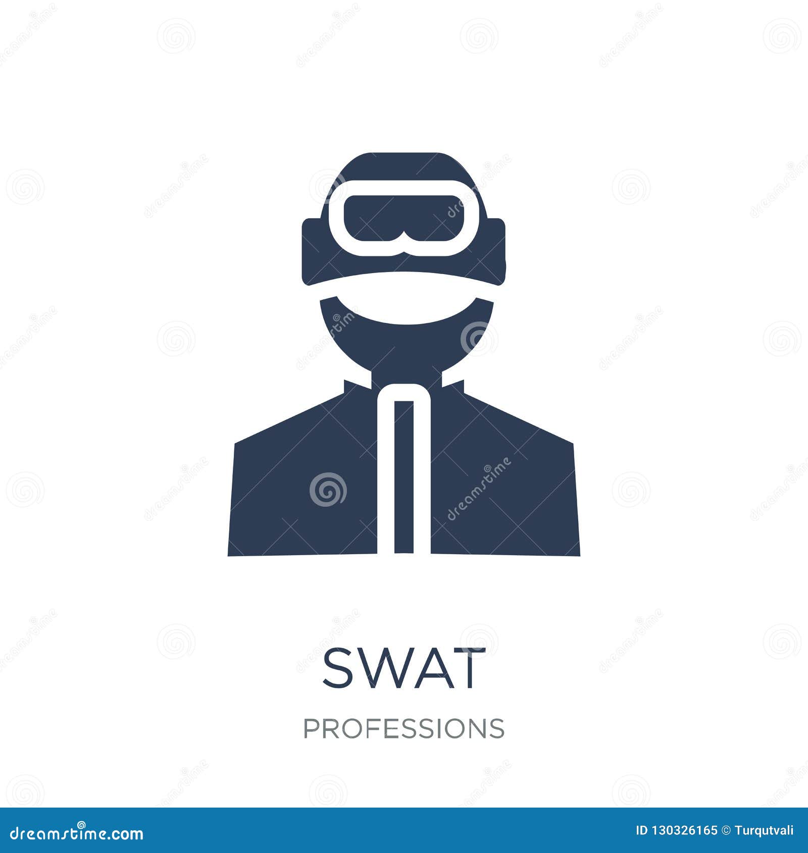 Swat Icon. Trendy Flat Vector Swat Icon on White Background from Stock ...