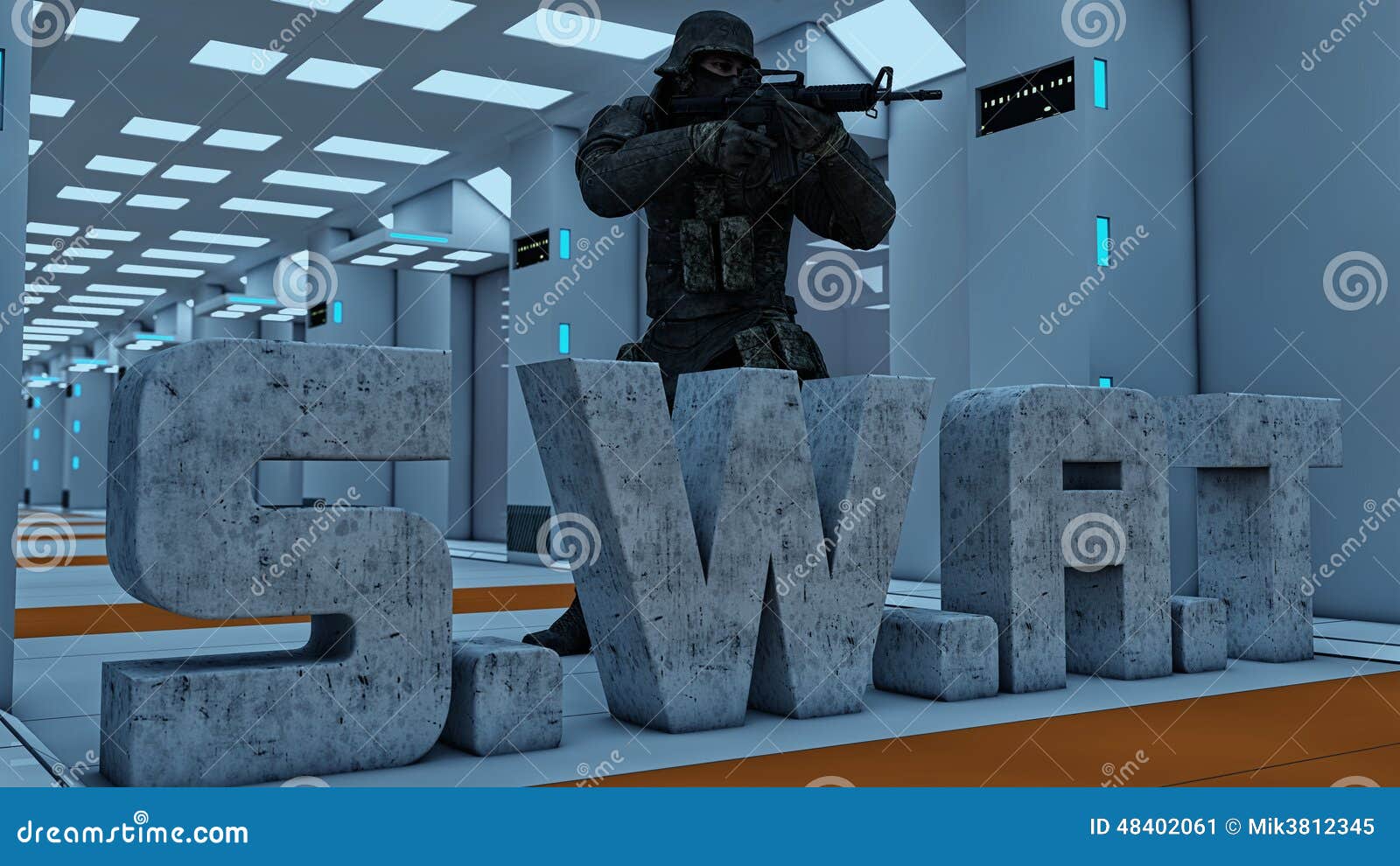 Swat men stock image. Image of action, corridor, enforcement - 48402061