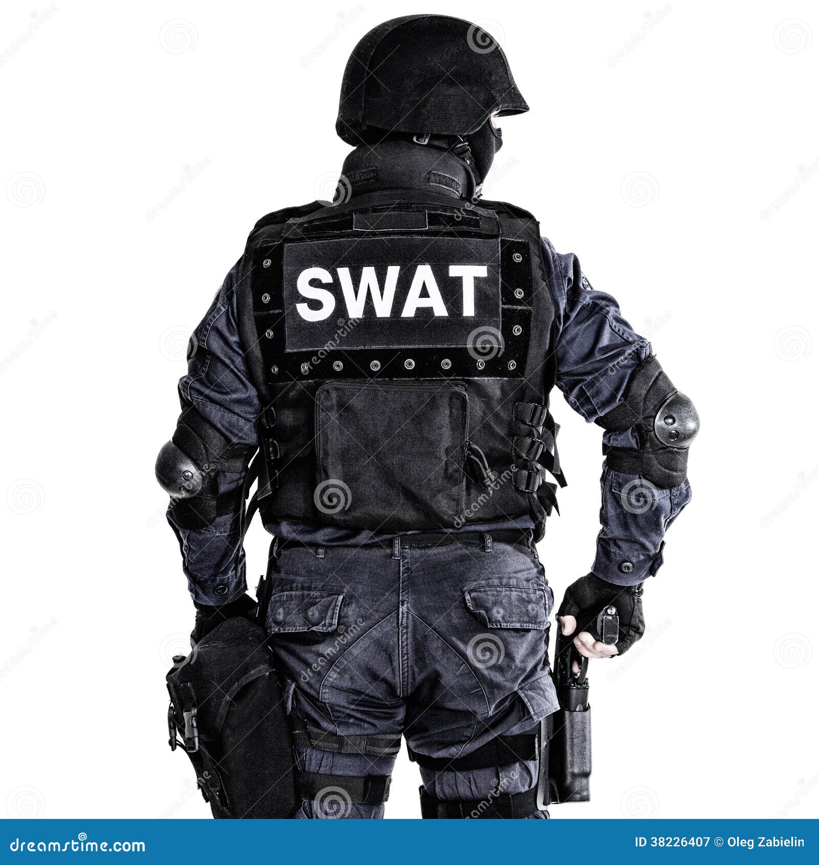 SWAT officer stock image. Image of special, forces, mask - 38226407