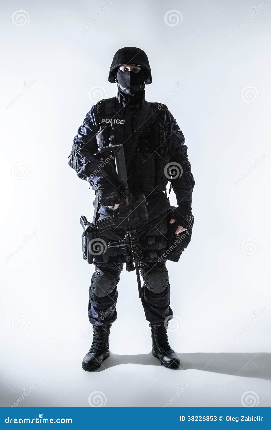 SWAT officer stock image. Image of officer, action, colorized - 38226853
