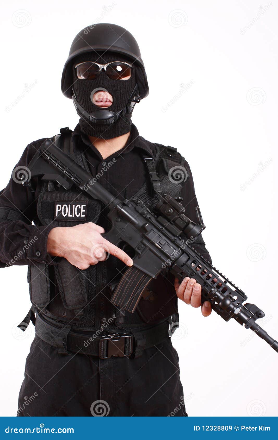 SWAT Police Officer Royalty Free Stock Images - Image: 12328809
