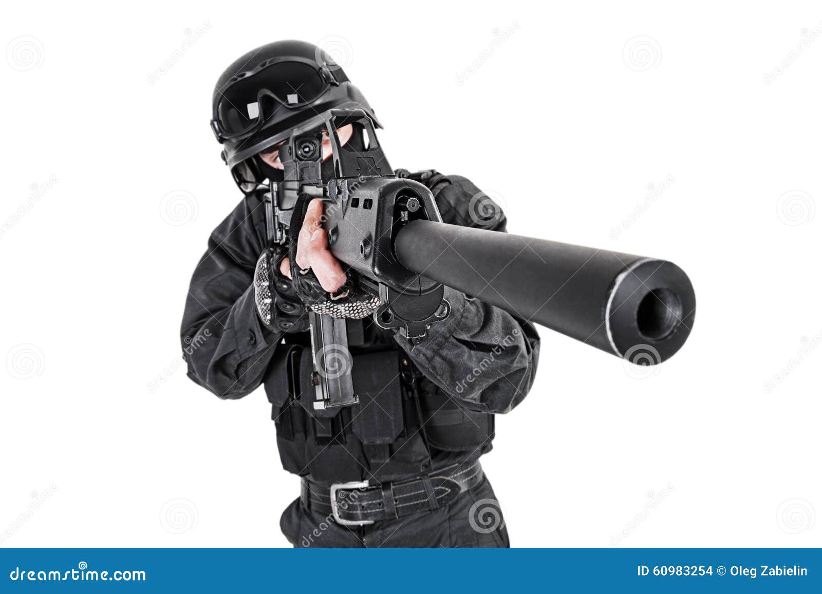 SWAT police officer stock photo. Image of swat, spec - 60983254