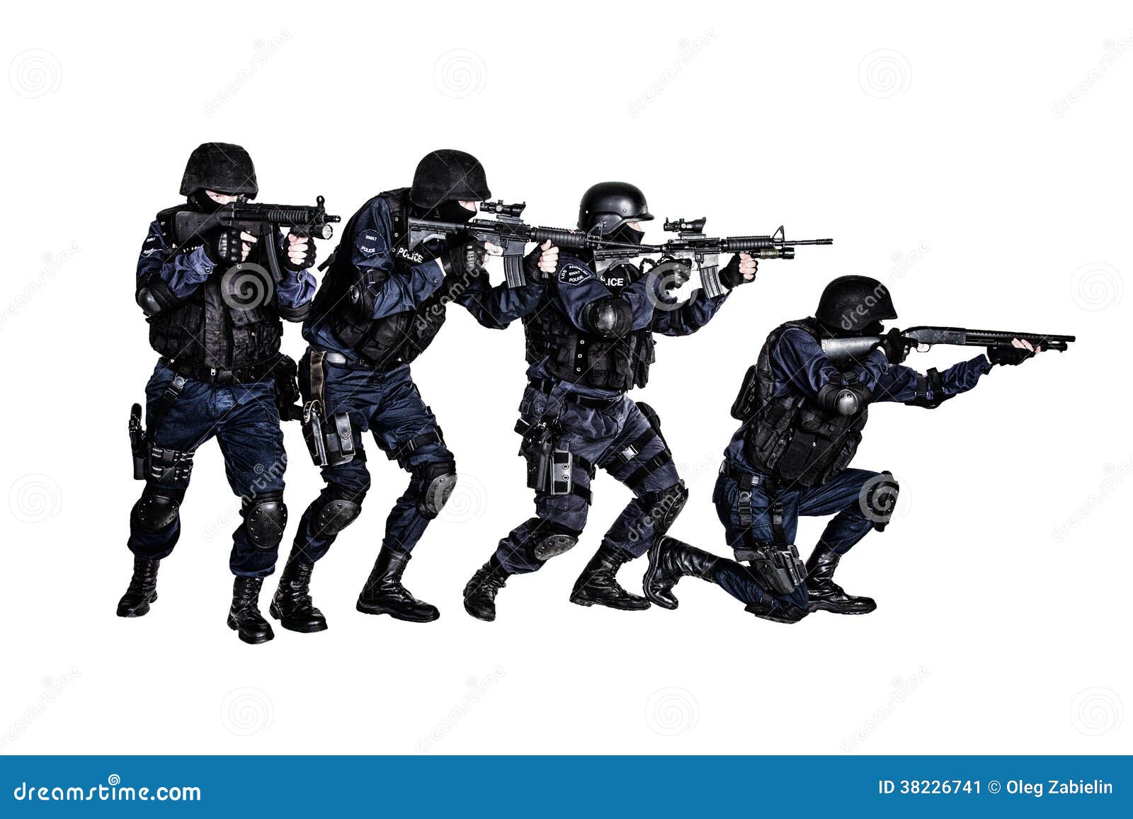 SWAT team in action stock image. Image of helmet, marksman - 38226741