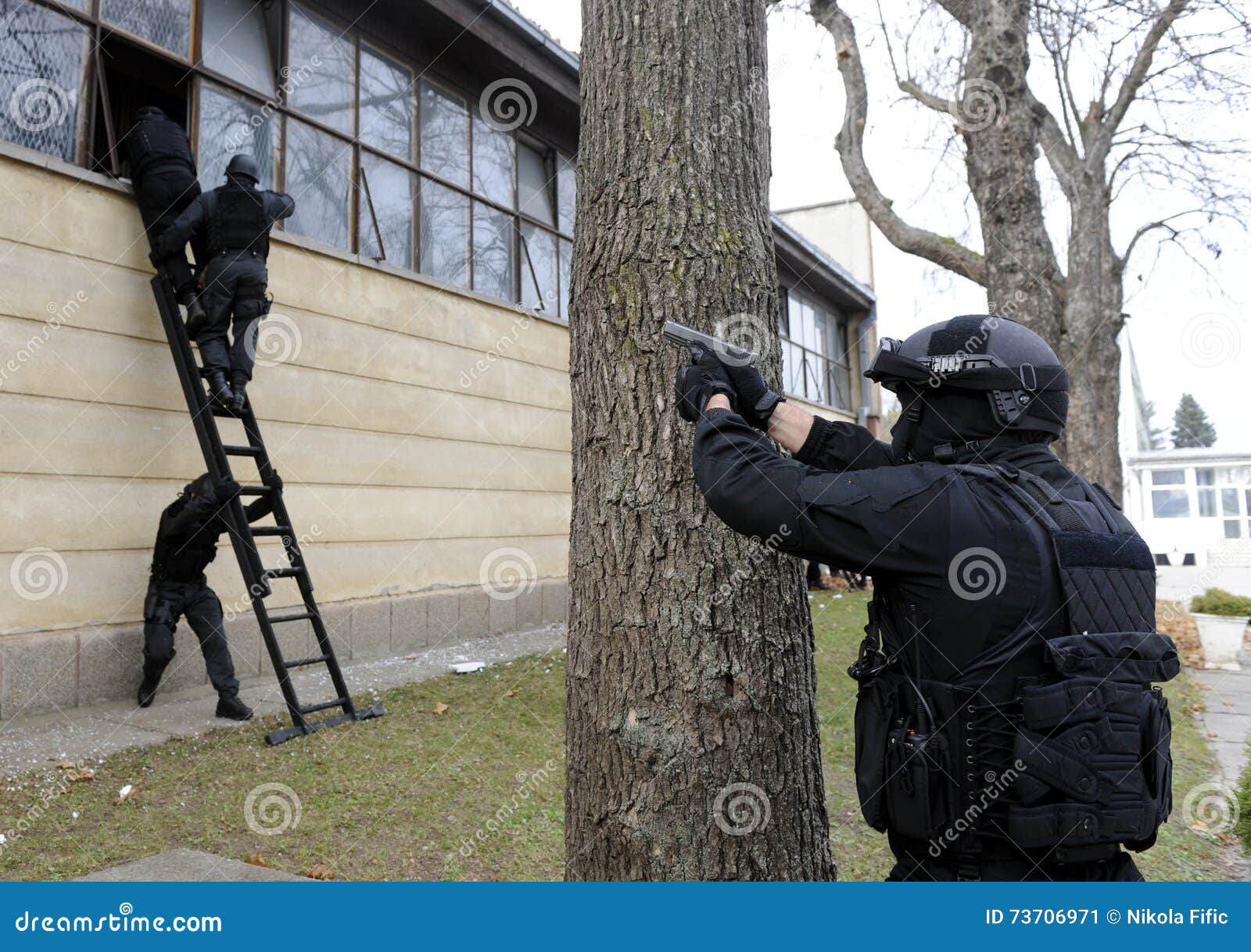SWAT team stock image. Image of offensive, attack, crisis - 73706971