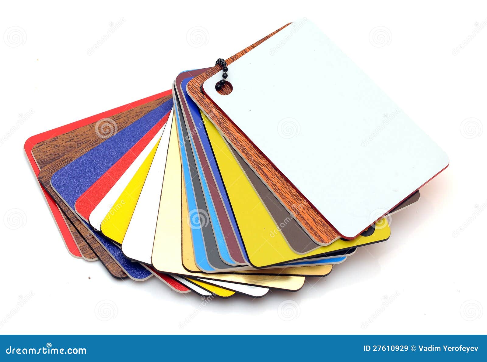 Swatch of plastic samples stock image. Image of counter - 27610929