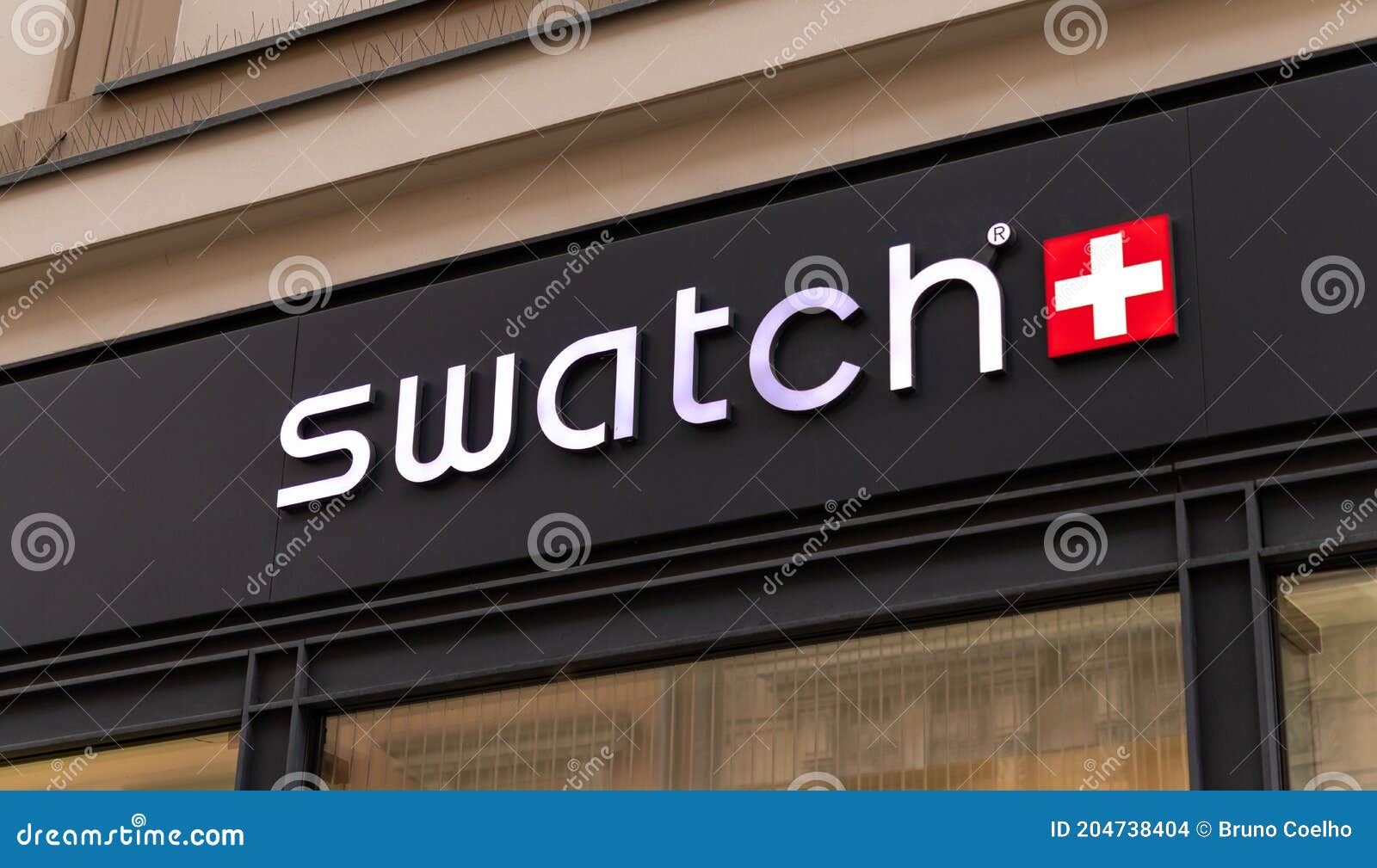 Swatch Store editorial stock image. Image of krakasup - 204738404