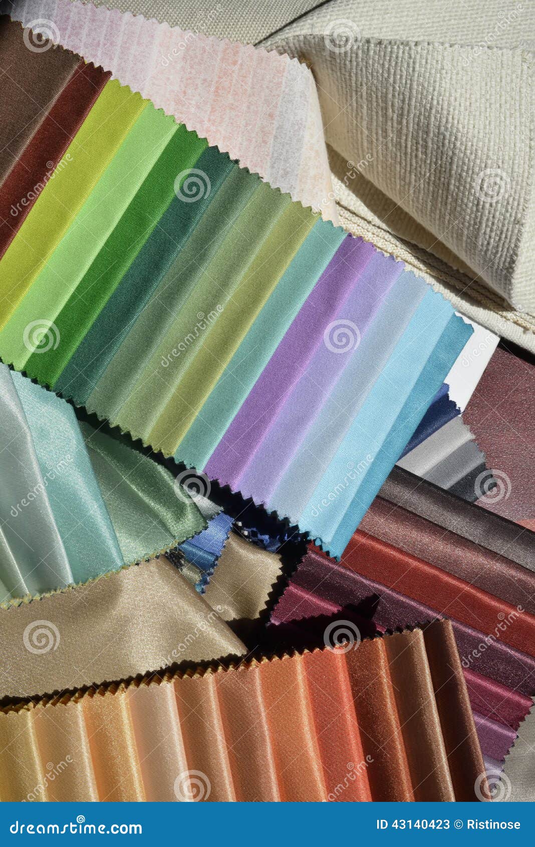 Swatches of Fabrics for Decoration Stock Image - Image of materials ...
