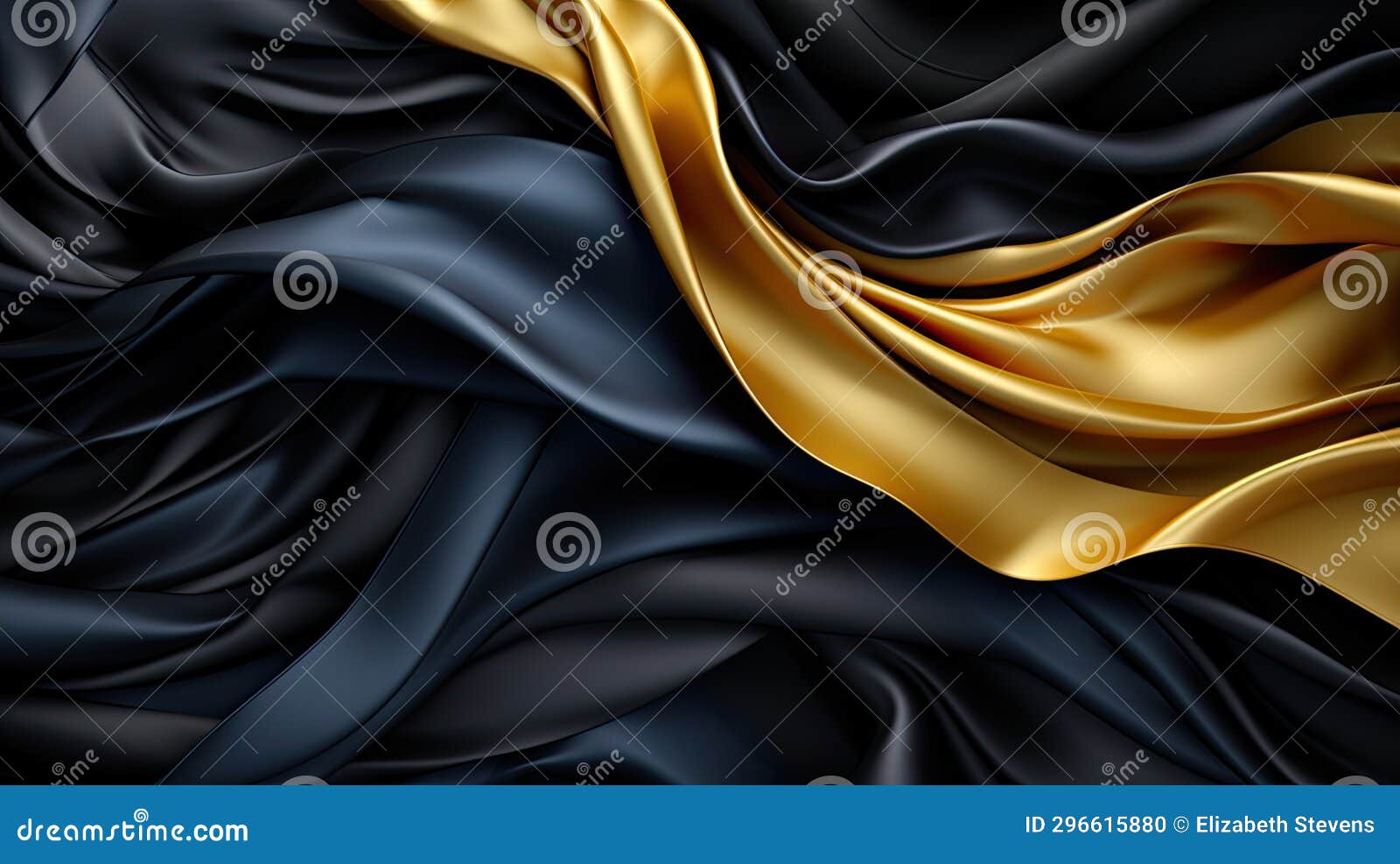 A Swath of Elegance in Textile Stock Illustration - Illustration of ...