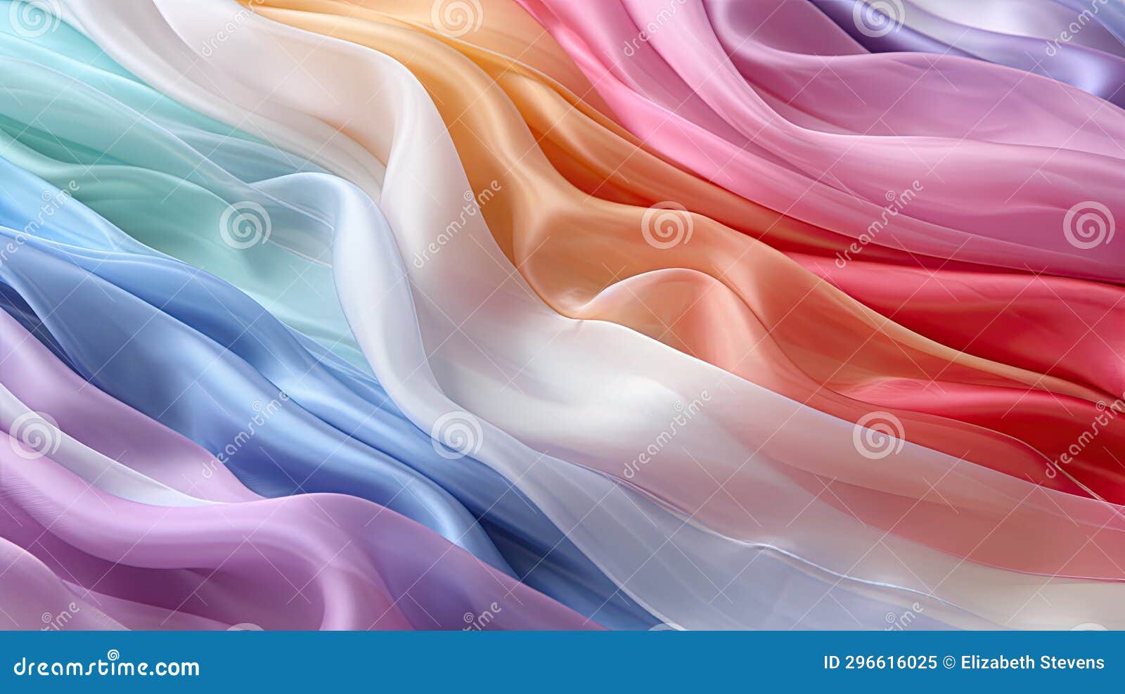 A Swath of Elegance in Textile Stock Illustration - Illustration of ...