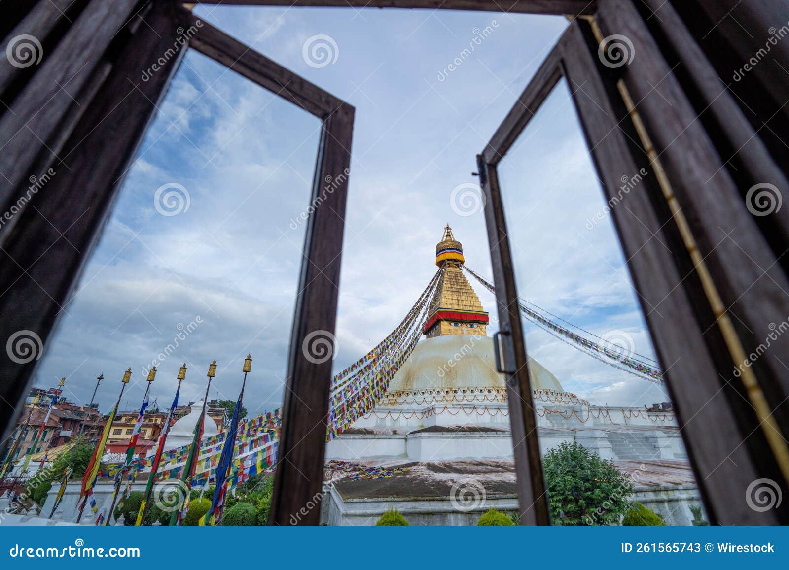 Swayambhu Buddhist Temple Building in India Stock Image - Image of ... Swayambhu Buddhist Temple Building in India Stock Image - Image of ...