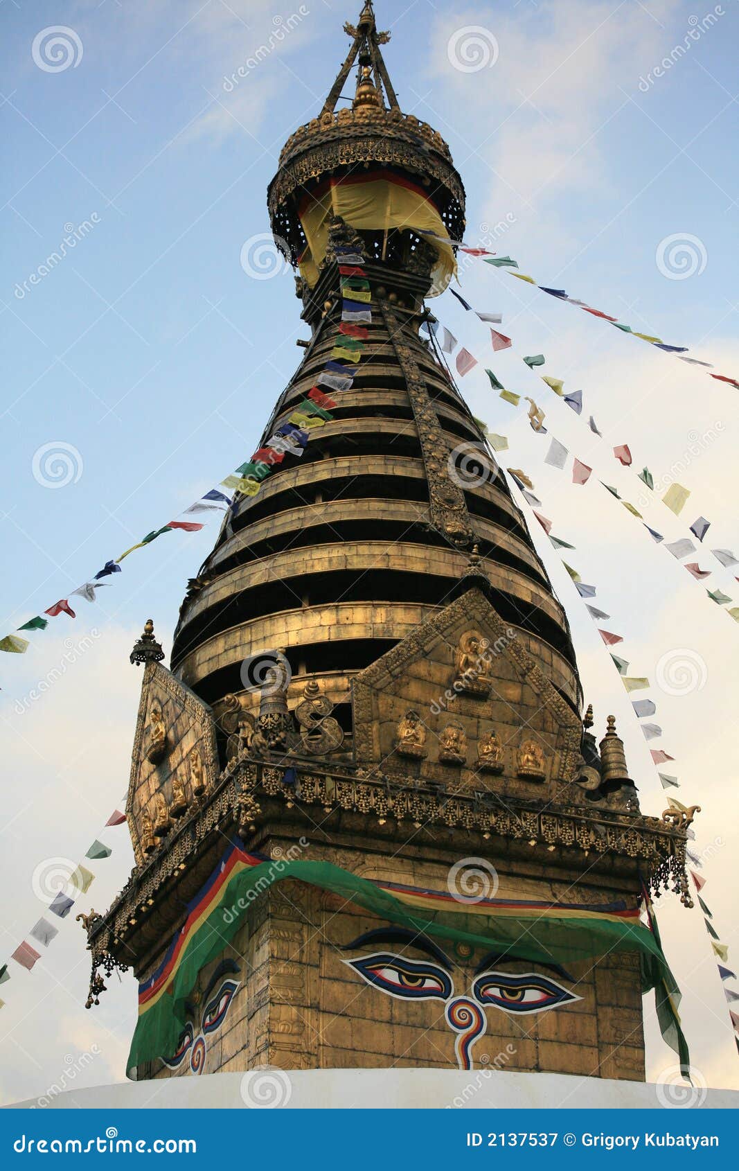 Swayambhunath Stupa stock image. Image of dharma, colours - 2137537