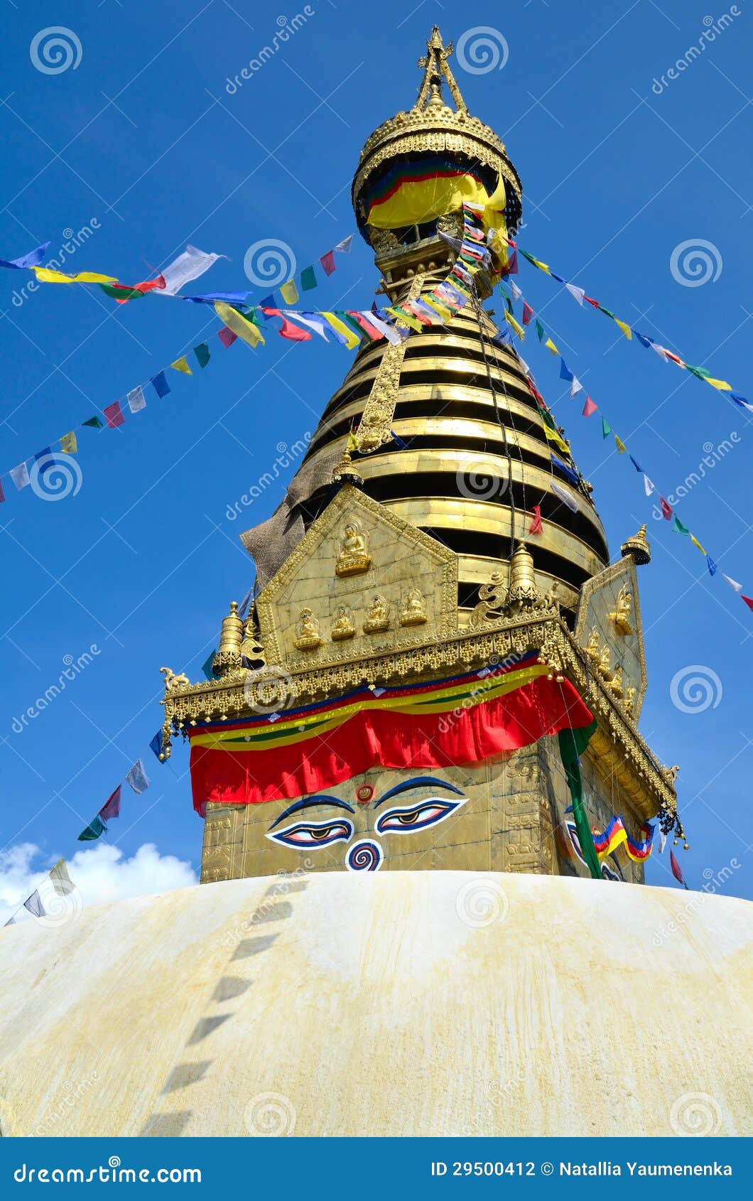 Swayambhunath Stupa stock photo. Image of golden, buddhism - 29500412