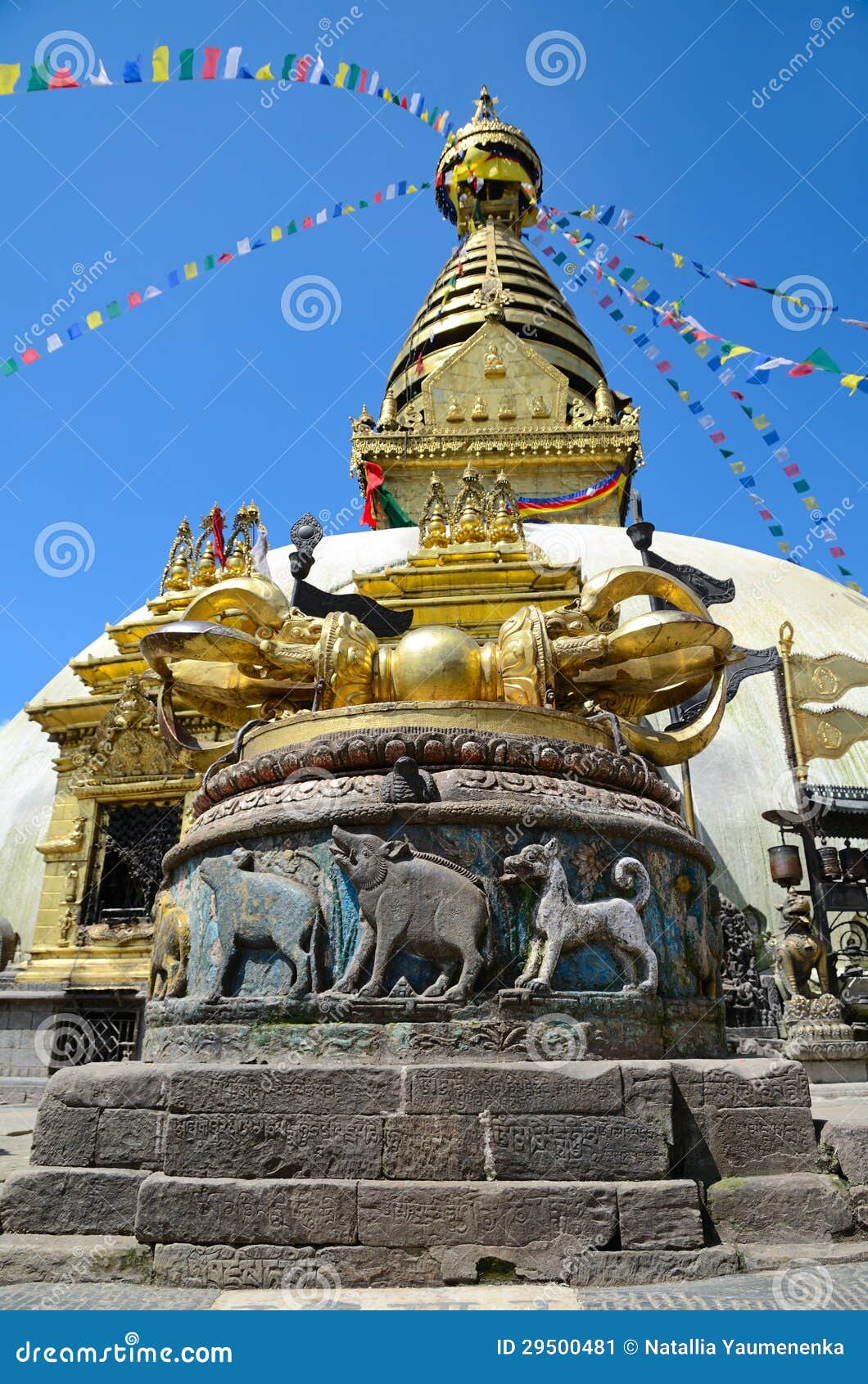 Swayambhunath Stupa stock image. Image of asia, gompa - 29500481