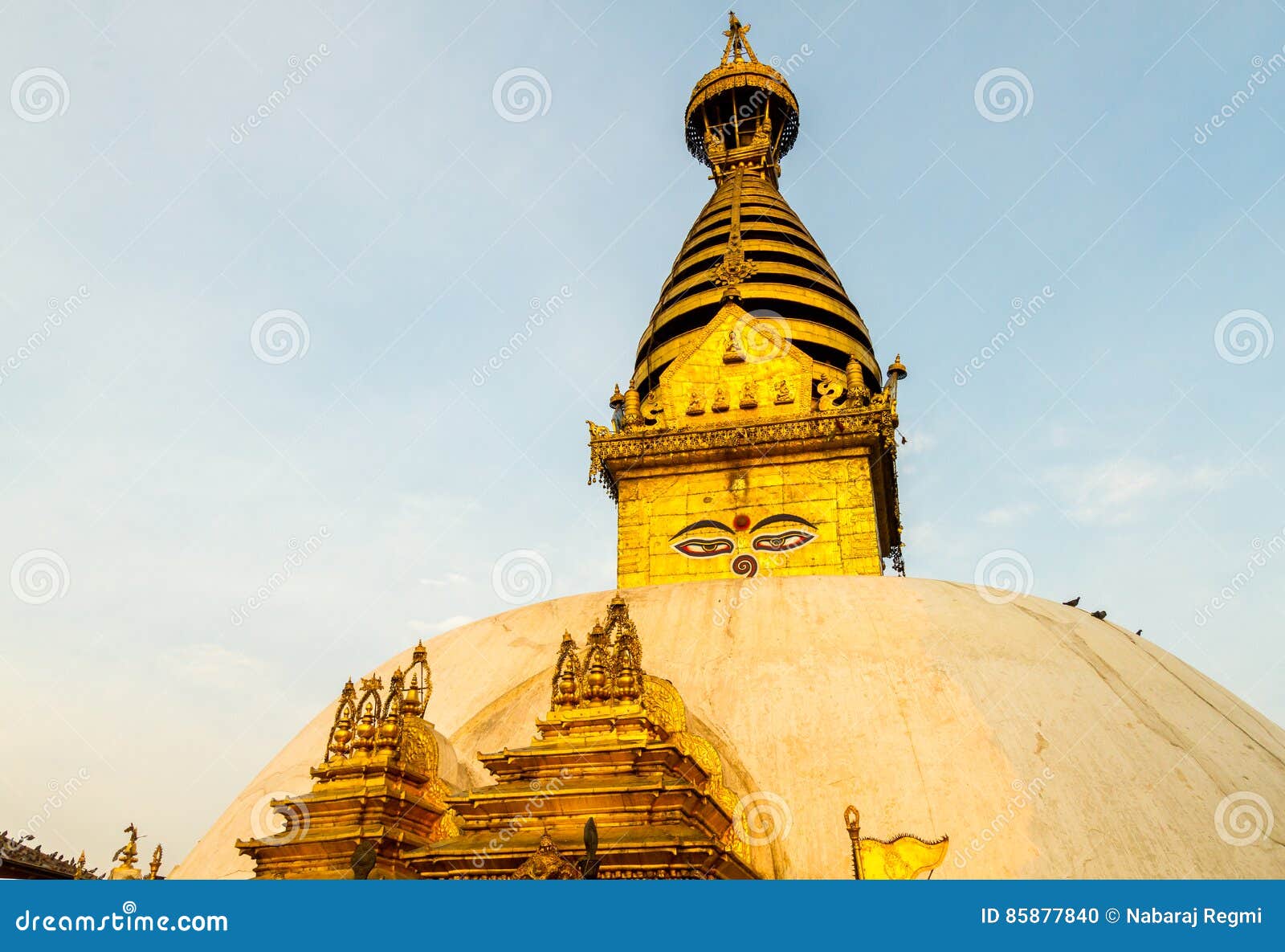 Swayambhunath Stupa stockfoto. Bild von kultur, geistig - 85877840