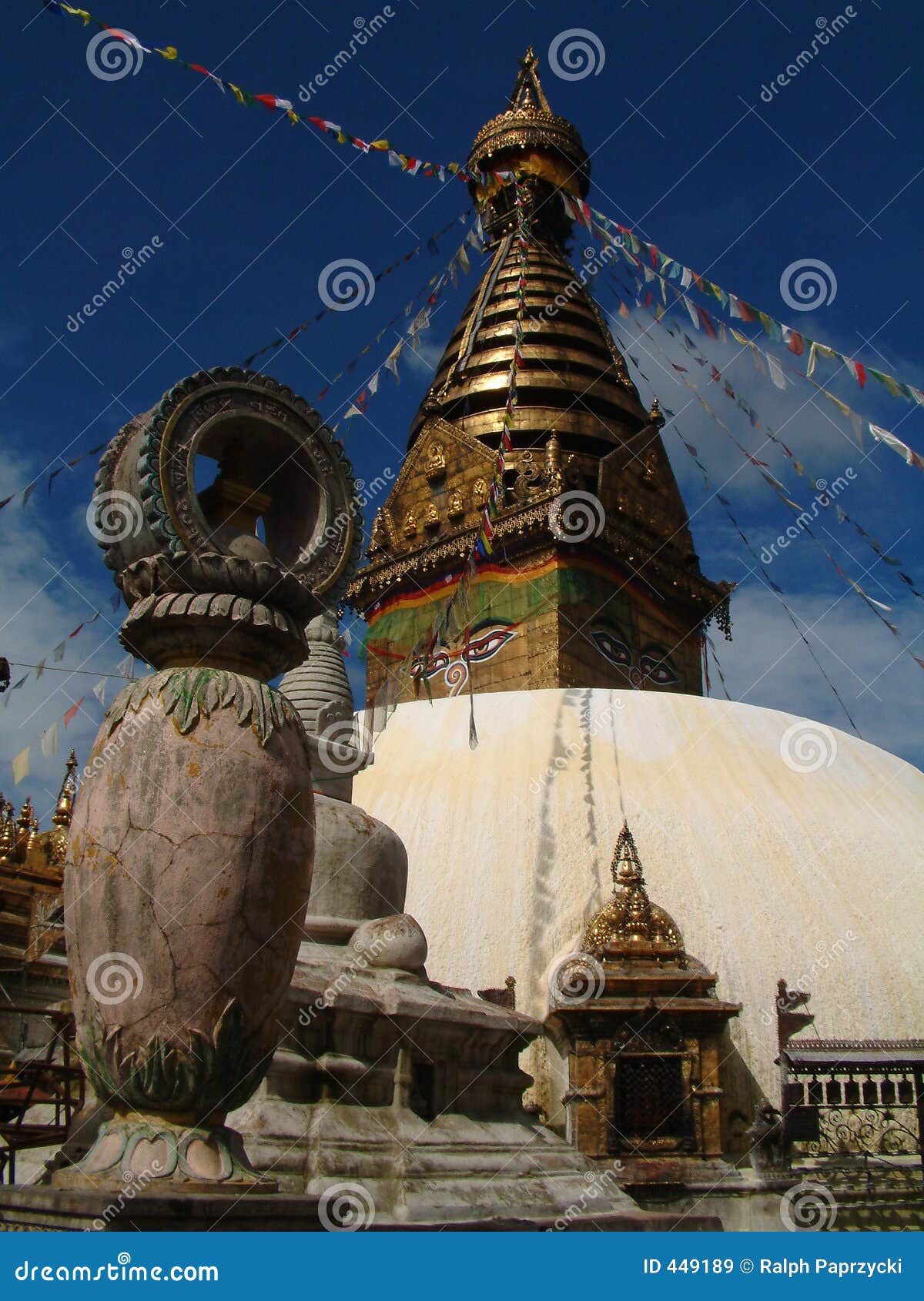 Swayambhunath Stupa, Swayambhunath Temple, Kathmandu, Nepal Stock ...