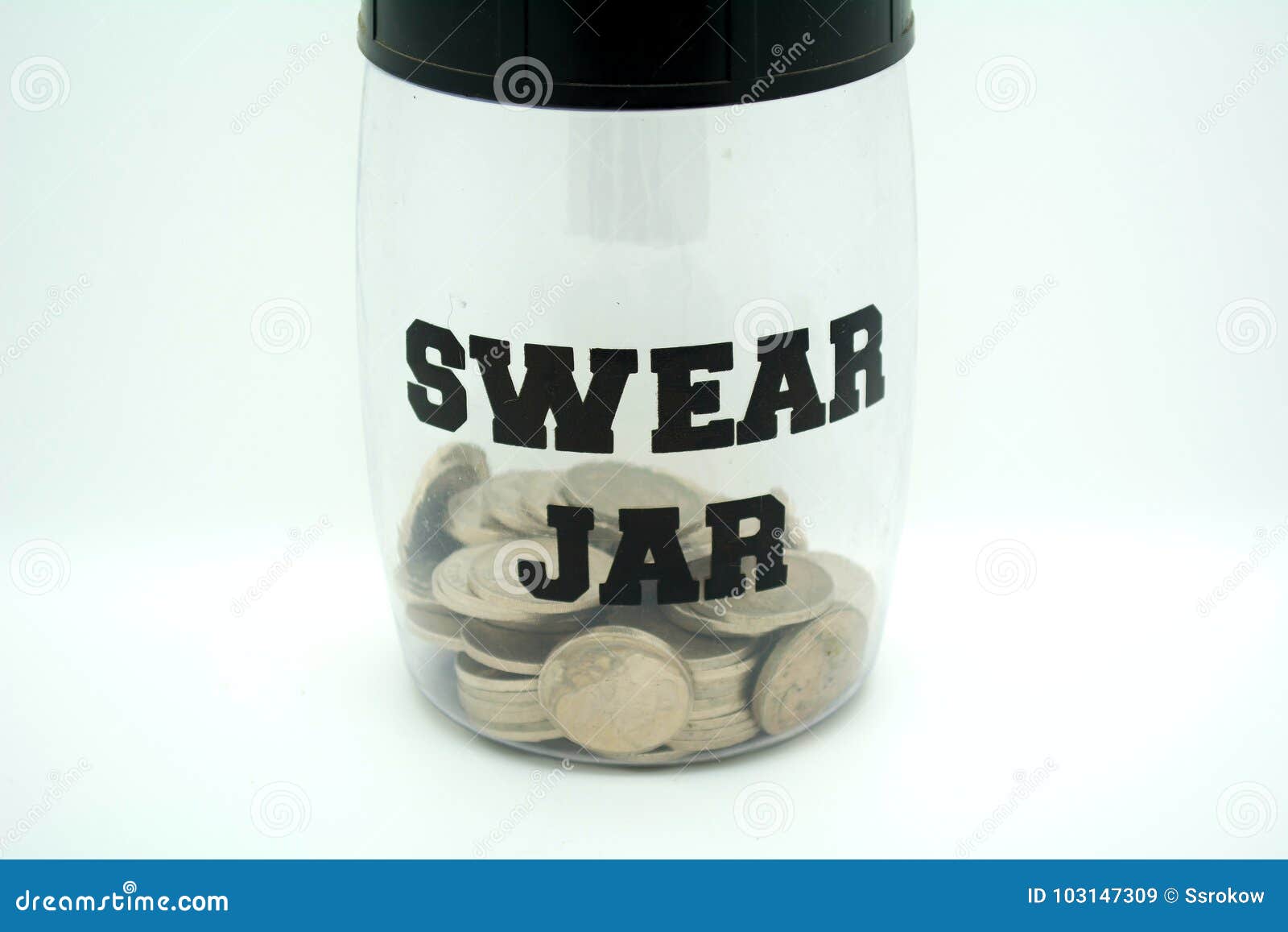 Swear jar stock image. Image of swearjar, money, clearjar - 103147309