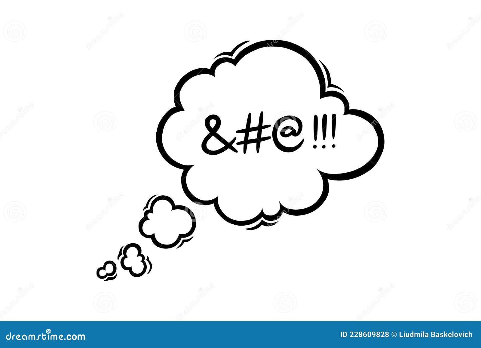 Swearing Speech Bubble Censored with Symbols. Hand Drawn Swear Words in ... Swearing Speech Bubble Censored with Symbols. Hand Drawn Swear Words in ...