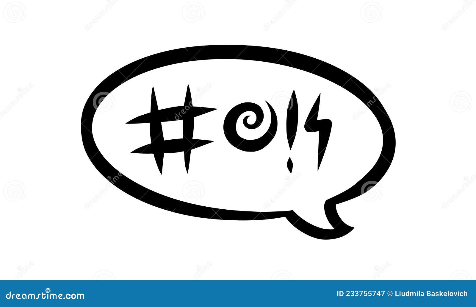 Swearing Speech Bubble Censored With Symbols. Hand Drawn Swear Words In ... Swearing Speech Bubble Censored With Symbols. Hand Drawn Swear Words In ...